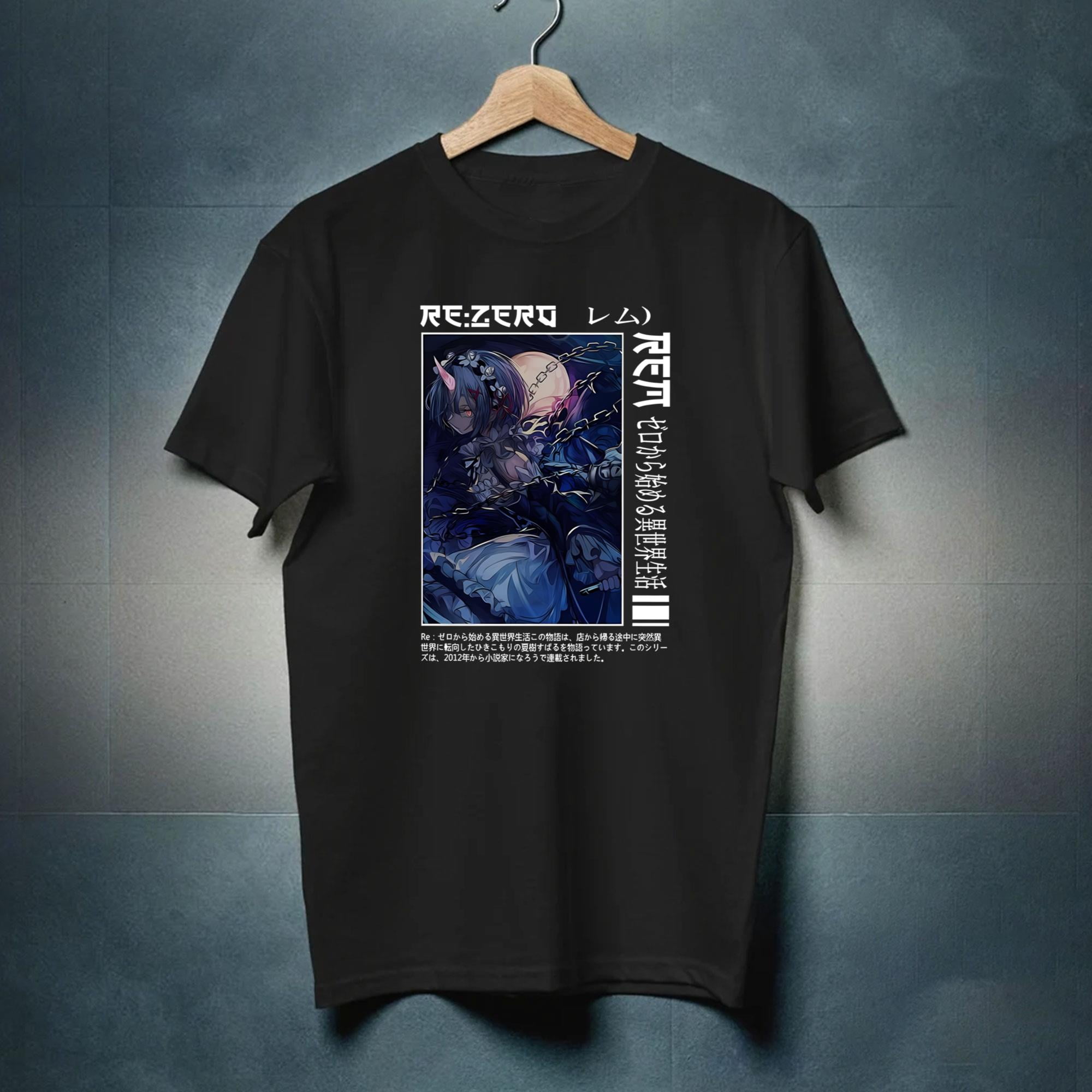 Rem Re Zero Shirt, Emilia, Reinhard, Rem, Subaru, Anime Shirt, Waifu ...