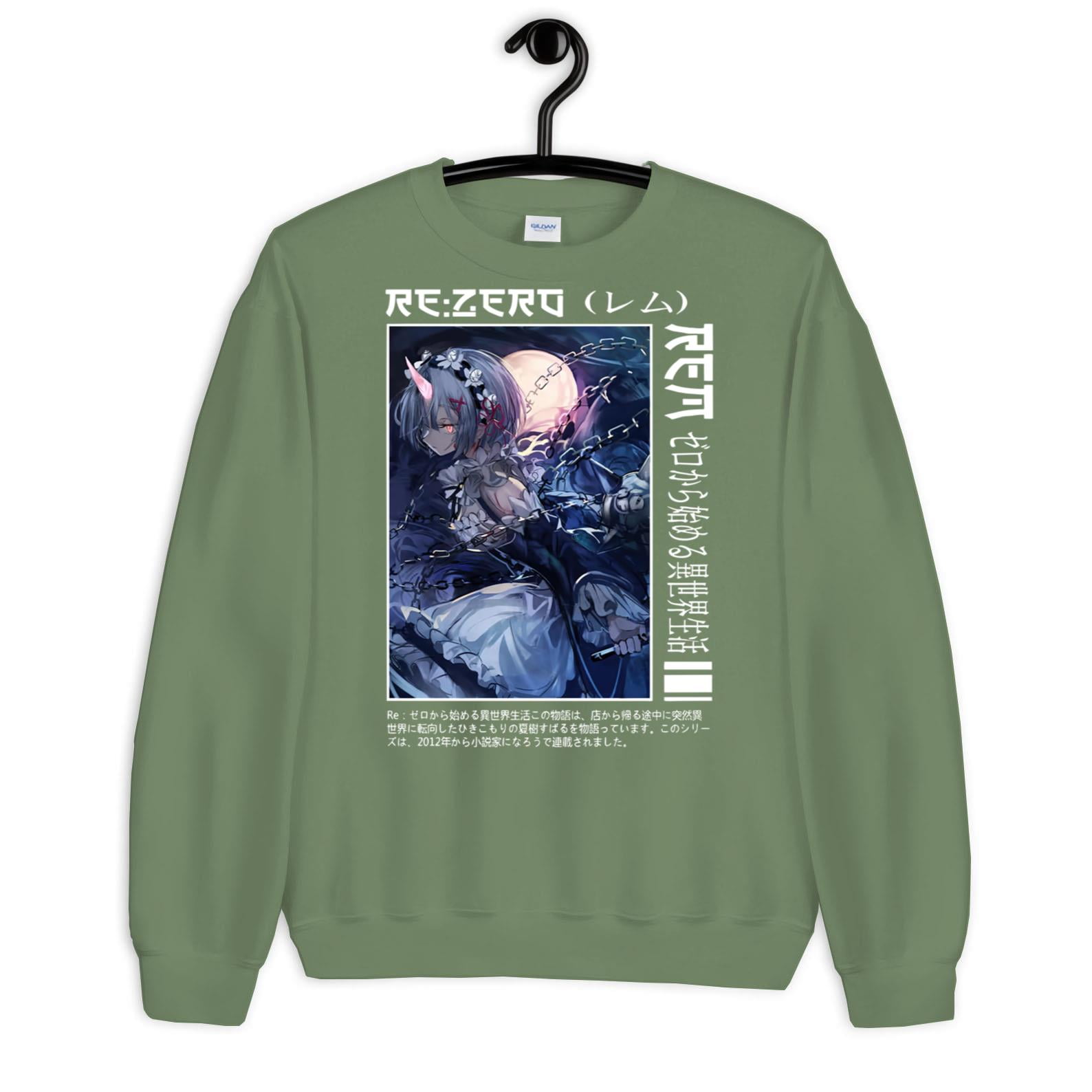 Rem Re Zero Shirt, Emilia, Reinhard, Rem, Subaru, Anime Shirt, Waifu ...