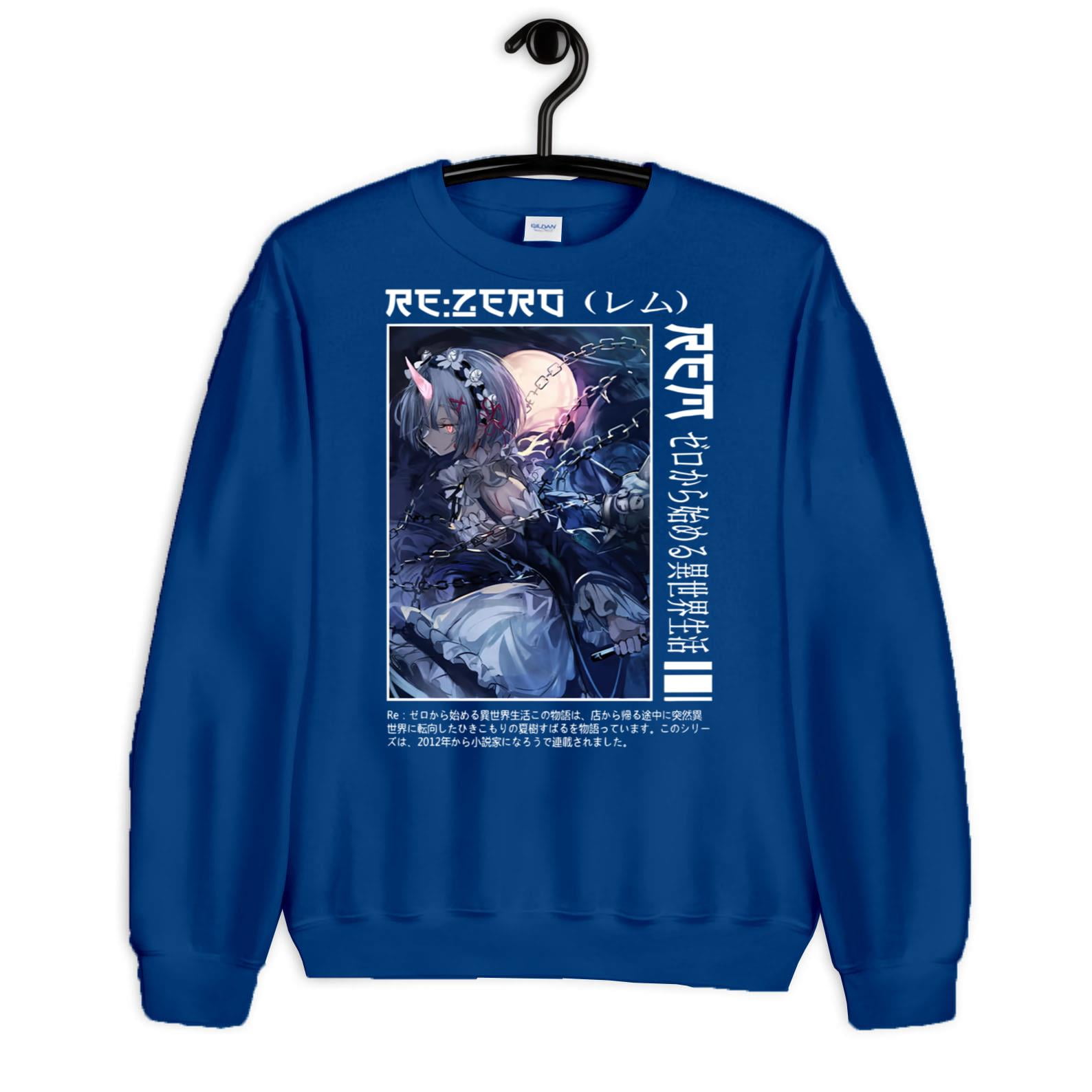 Rem Re Zero Shirt, Emilia, Reinhard, Rem, Subaru, Anime Shirt, Waifu ...