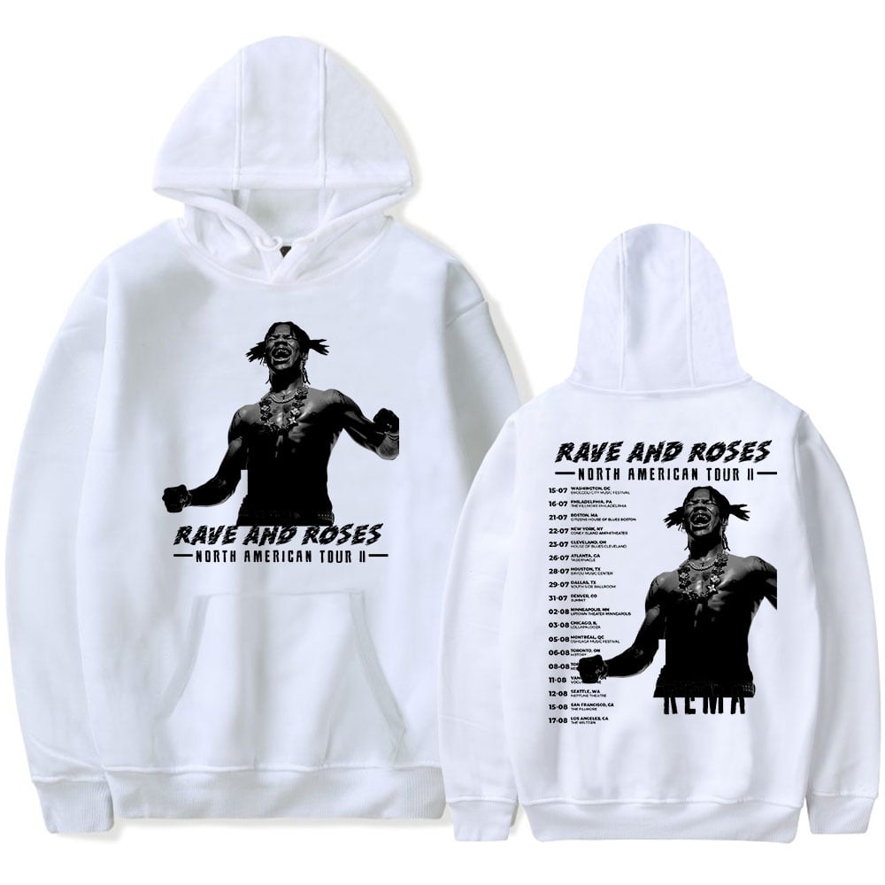 Rema 2023 Rave And Roses North American Tour Hoodie Merch Women Men ...