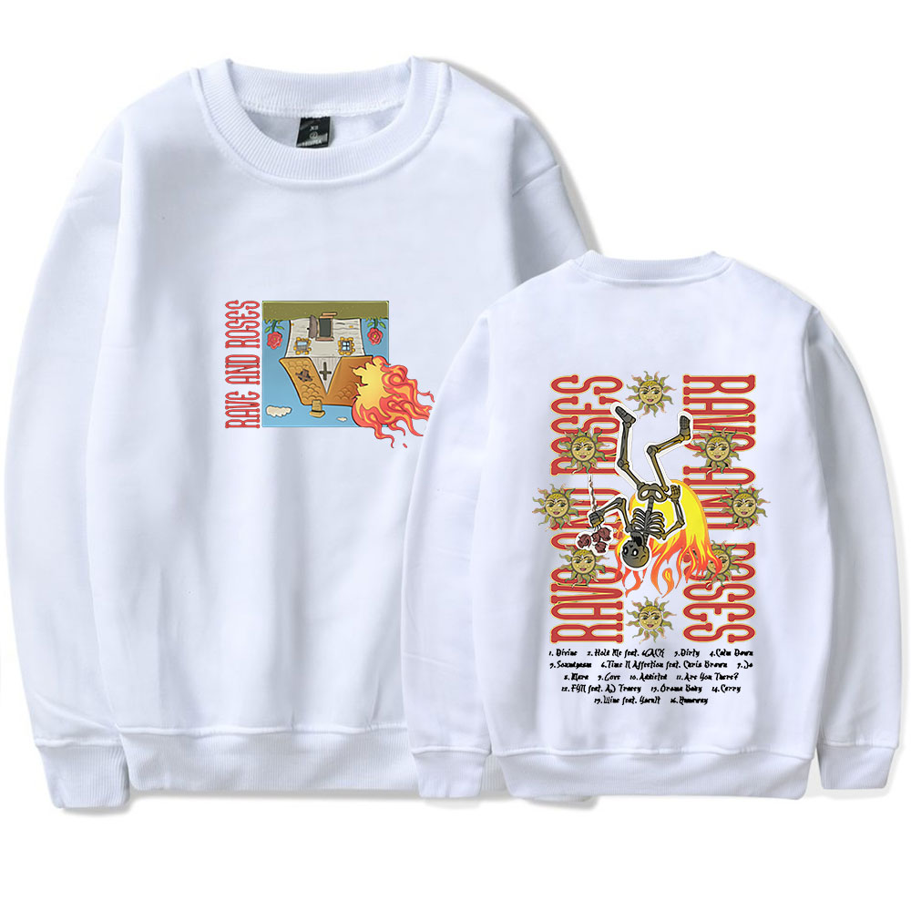 Rema Rave Roses Touring Merch Hoodies Winter Men/Women Sweatshirt ...