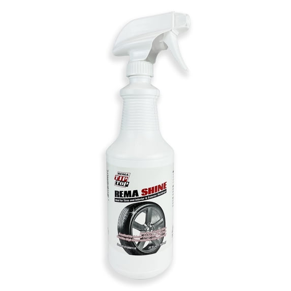 Rema Shine 32oz Tire Shine Spray Bottle Water Based Silicon Tire ...