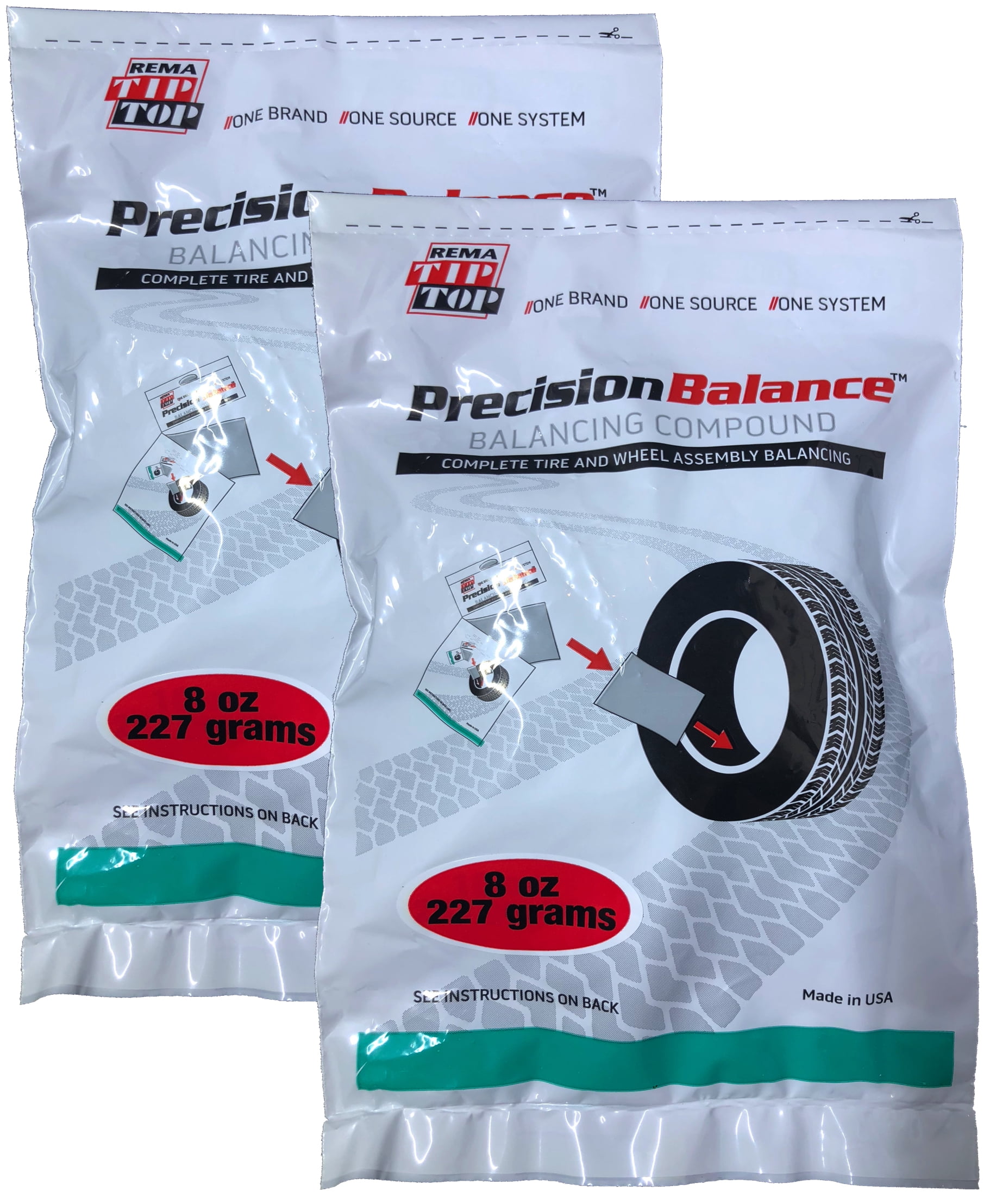 Rema Tip Top 2 Precision Balance 8 oz Tire Balance Beads Kits (16 Oz ...