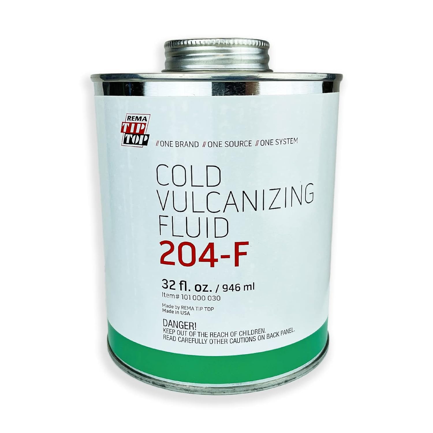 Rema Tip Top 204-F 32oz Can of Cold Vulcanizing Cement Tire and Inner ...