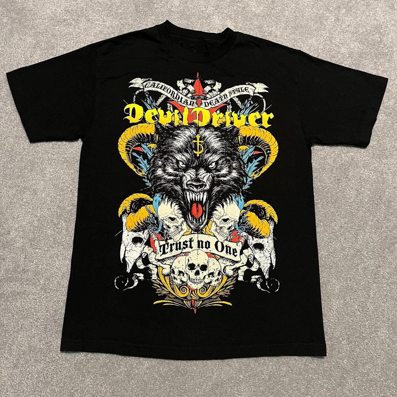 Remake DevilDriver Trust No One Wolf Tour Band T Shirt, rare shirt TE8416 - Walmart.com