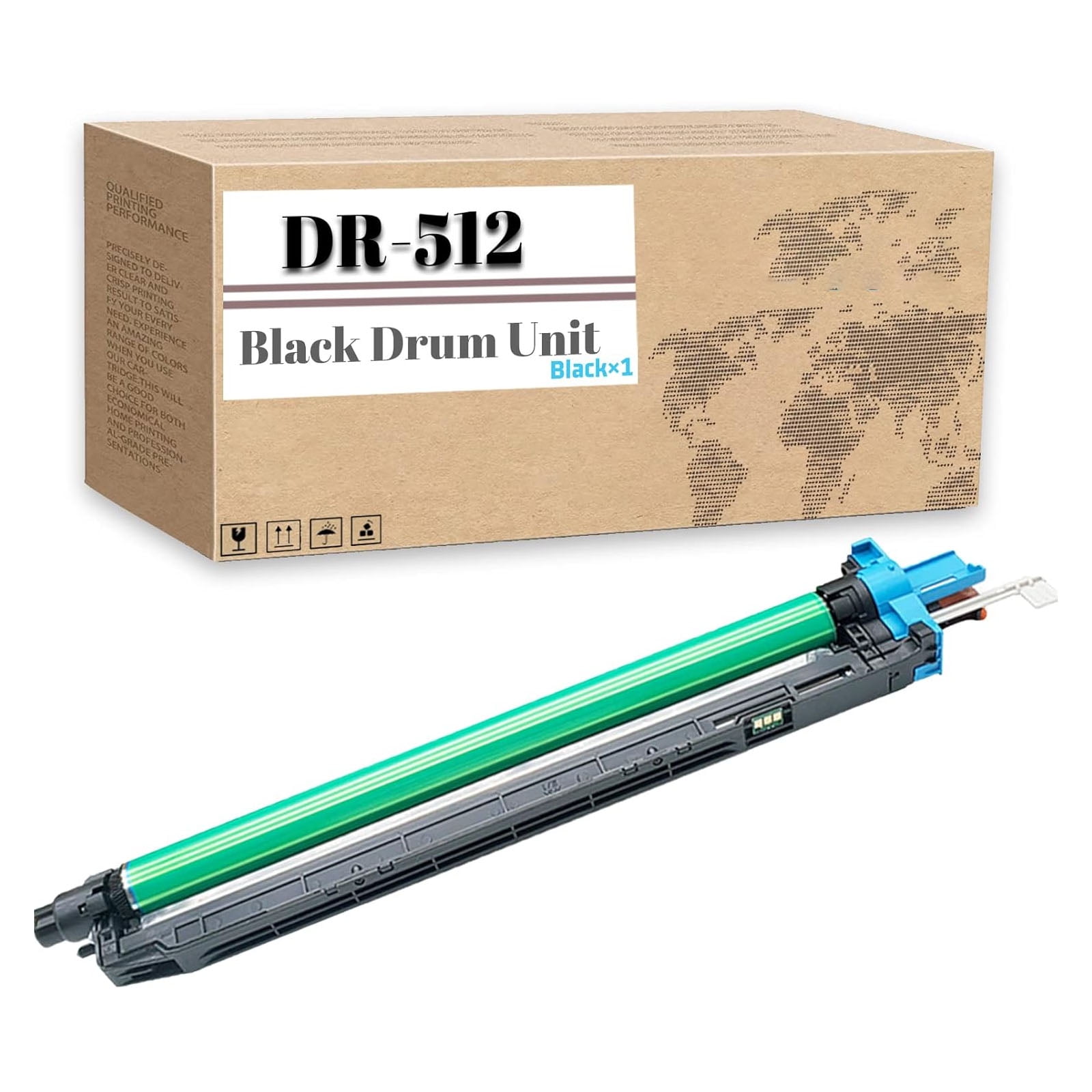 Remanfactured Drum Unit DR512 Replacement for Konica Minolta DR512K (A2XN0RD) for bizhub C224 ...