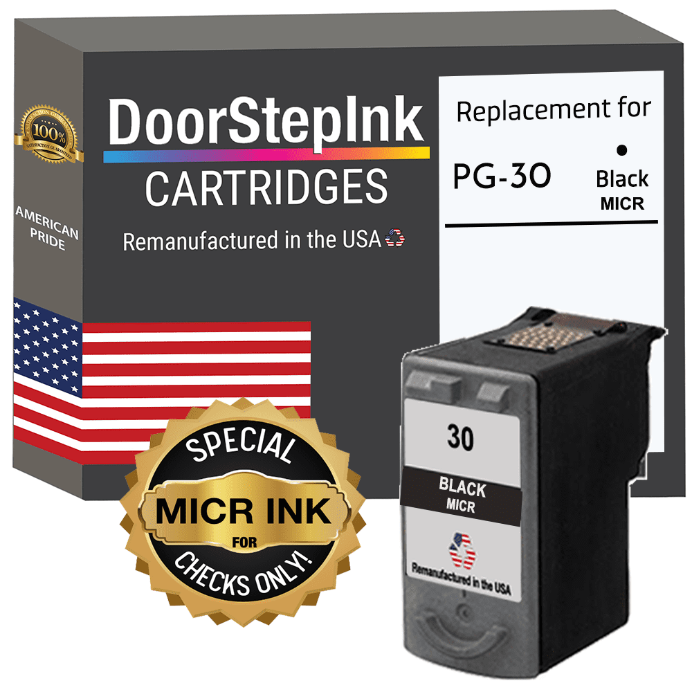 Remanufactured DoorStepInk High Yield Ink Cartridge for Canon PG-30 ...