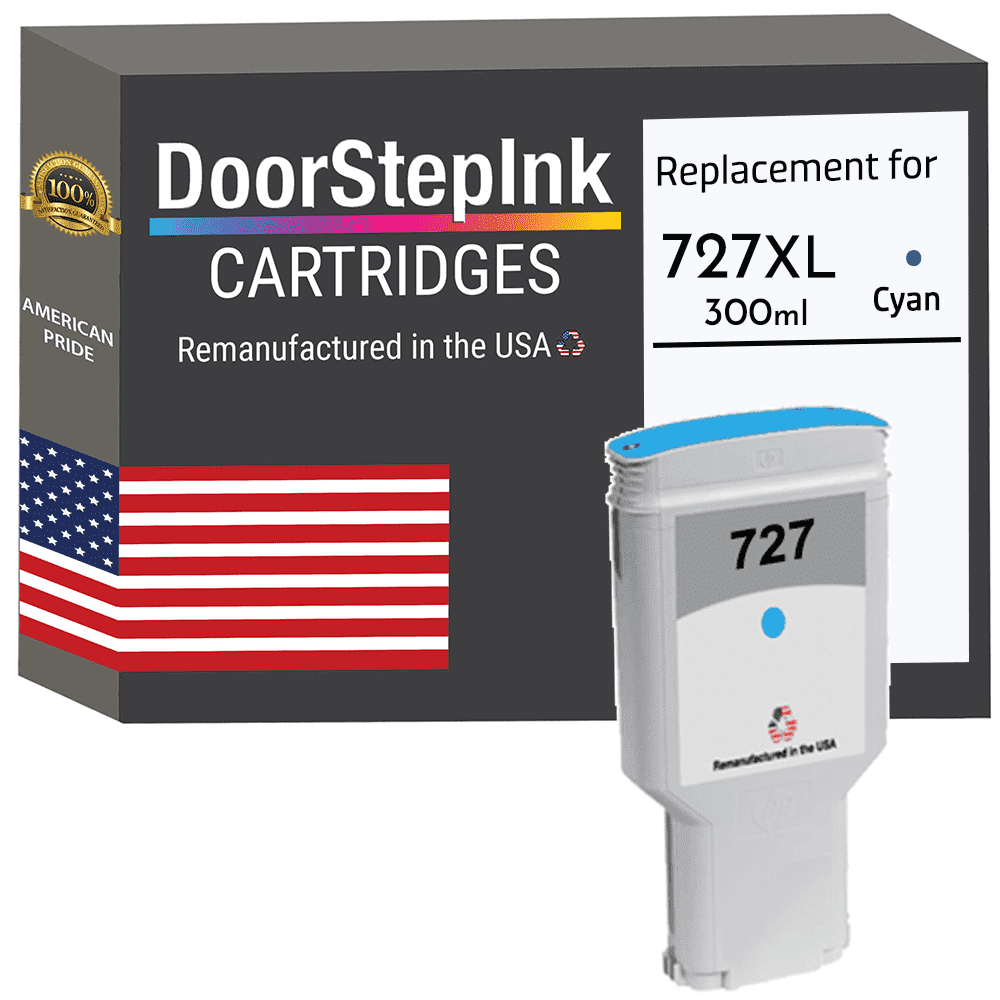 DoorStepInk 727XL High Yield Ink Cartridge Compatible for HP 727XL ...