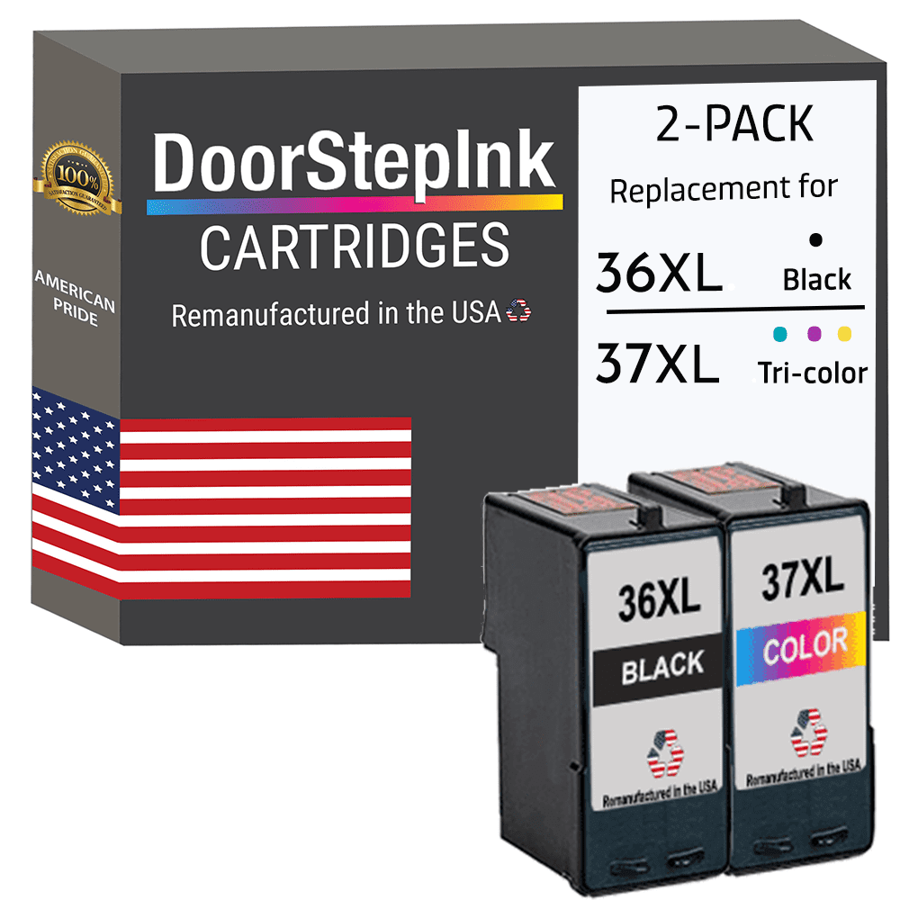 Remanufactured DoorStepInk High Yield Ink Cartridges for Lexmark #36XL ...