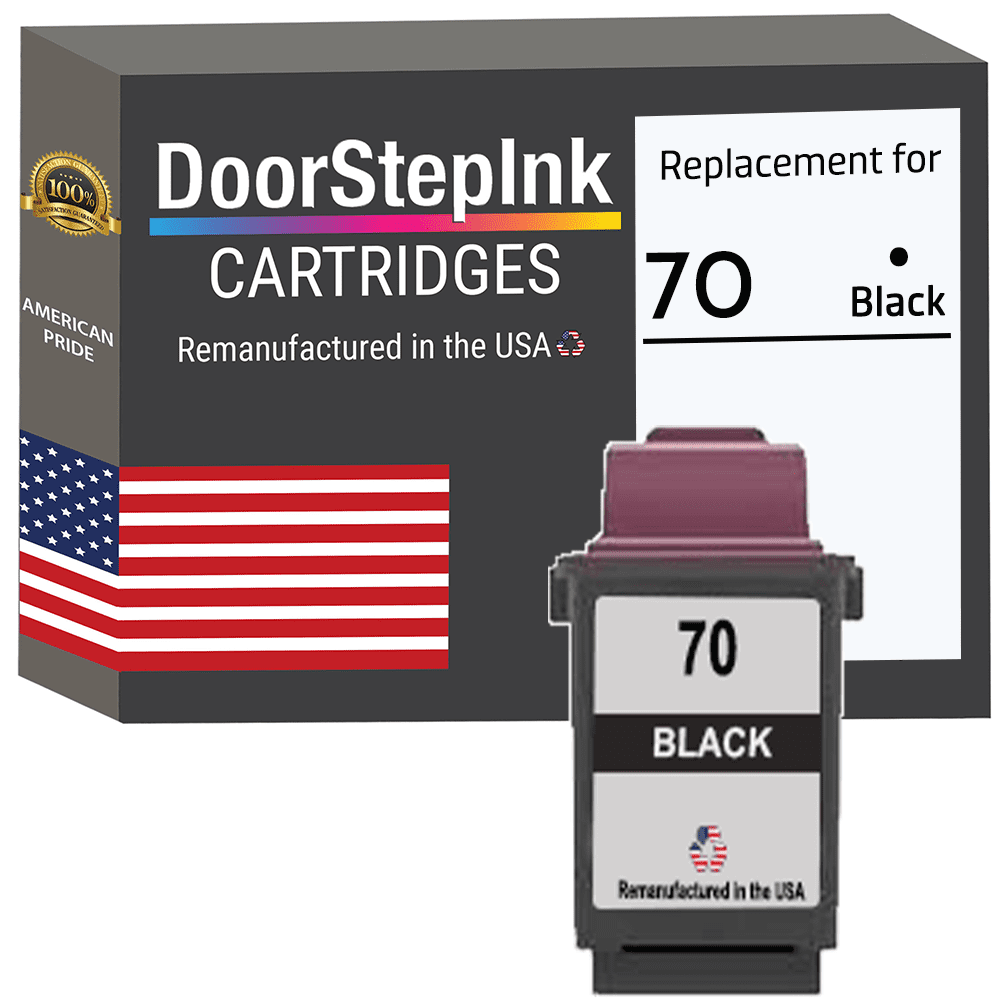 Remanufactured DoorStepInk Ink Cartridge for Lexmark #70 Black ...