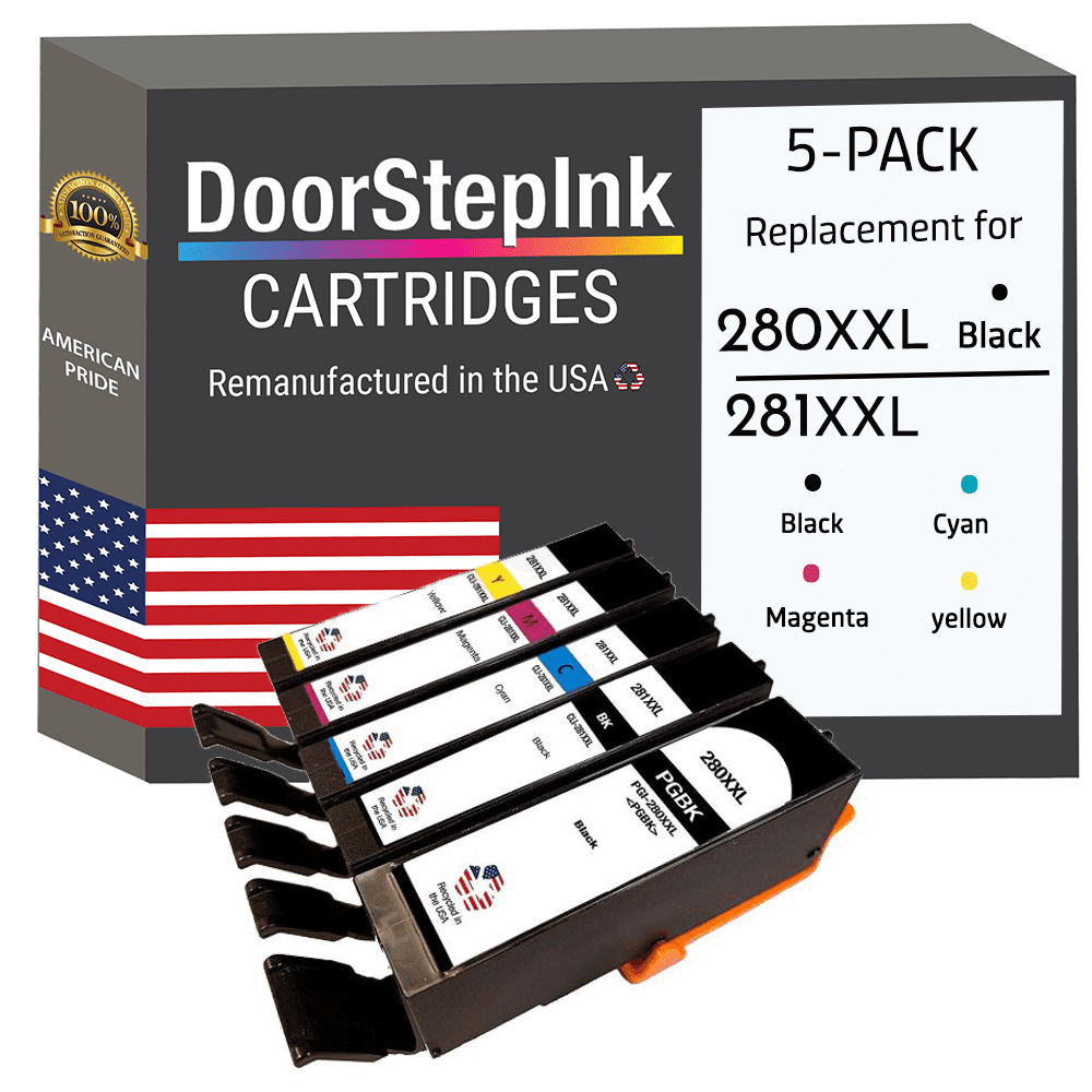 Remanufactured DoorStepInk Ink Cartridges for Canon PGI-280XXL Black ...
