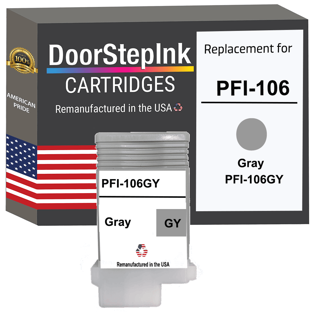 Remanufactured DoorStepInk in the USA Ink Cartridge for Canon PFI-106 ...