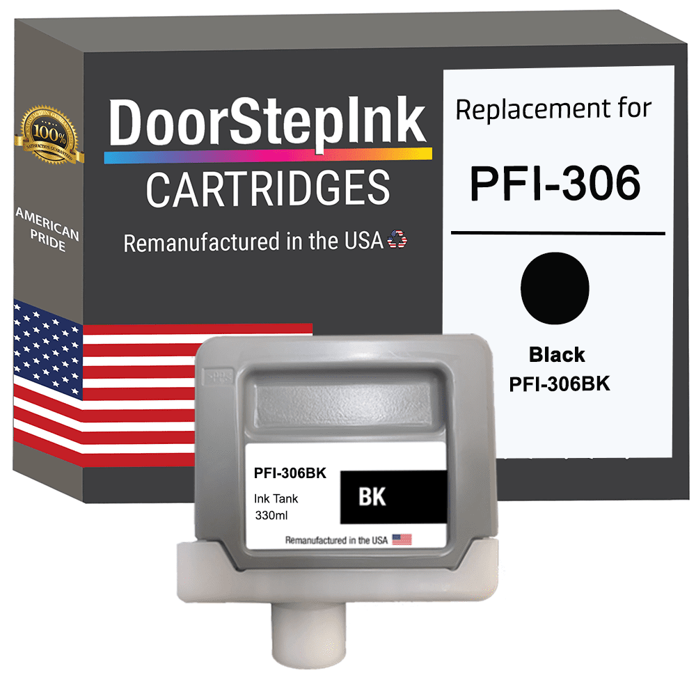 Remanufactured DoorStepInk in the USA Ink Cartridge for Canon PFI-306 ...