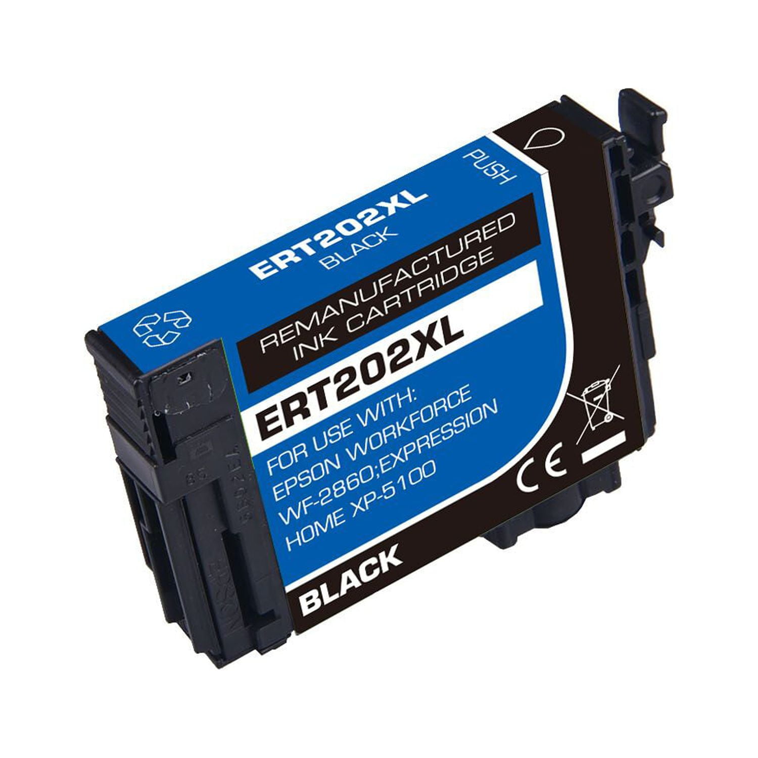 Remanufactured Epson T202 / T202XL Black High Yield T202XL120 (works in ...