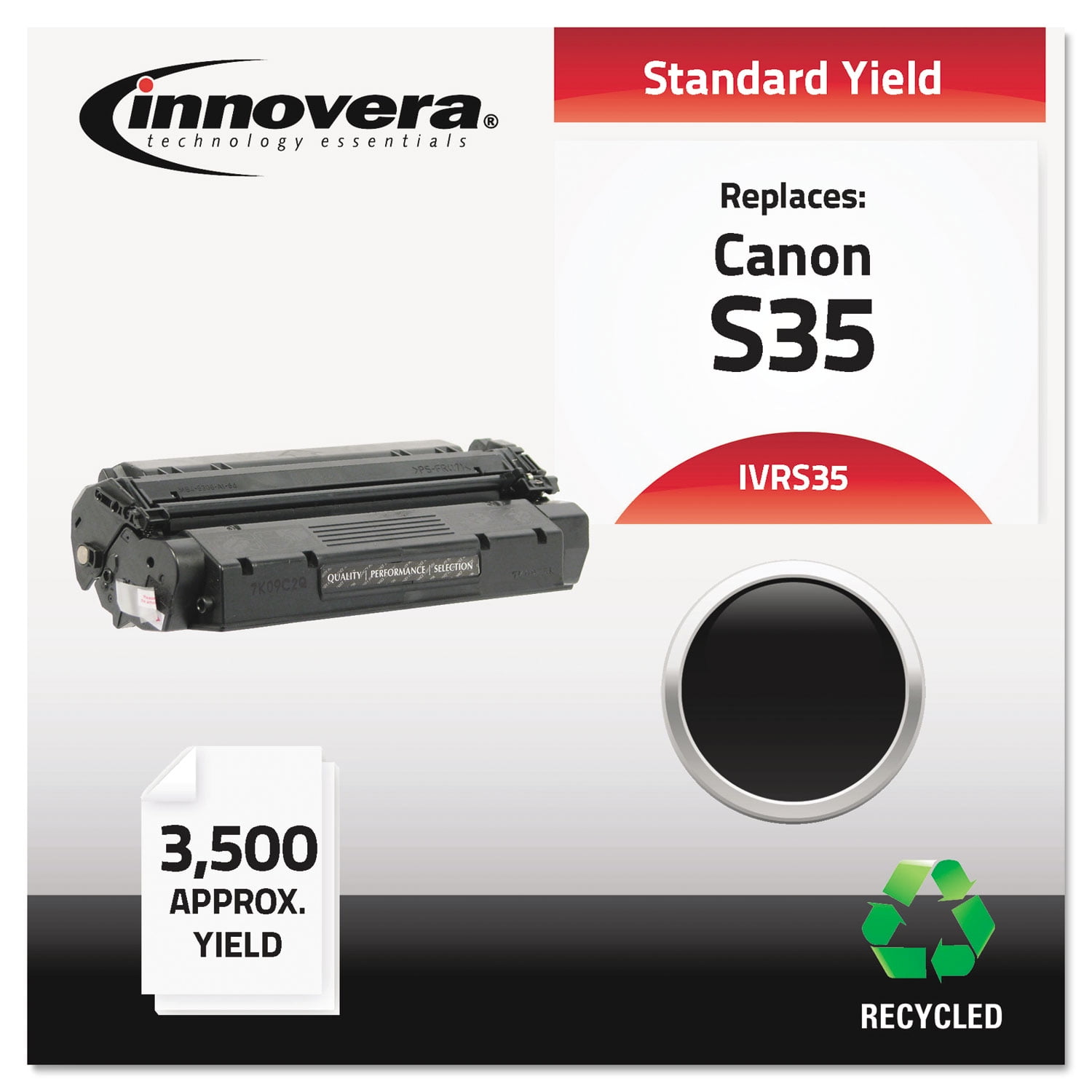 Remanufactured Innovera IVRS35 Black Compatible 7833A001AA (S35) Toner ... Remanufactured Innovera IVRS35 Black Compatible 7833A001AA (S35) Toner ...