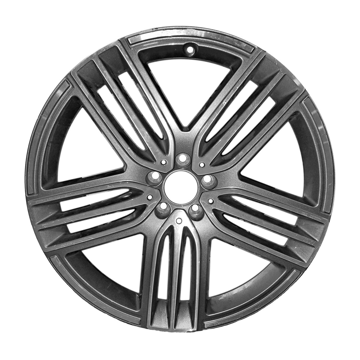 Remanufactured Machined and Painted Medium Silver Front Aluminum Wheel ...
