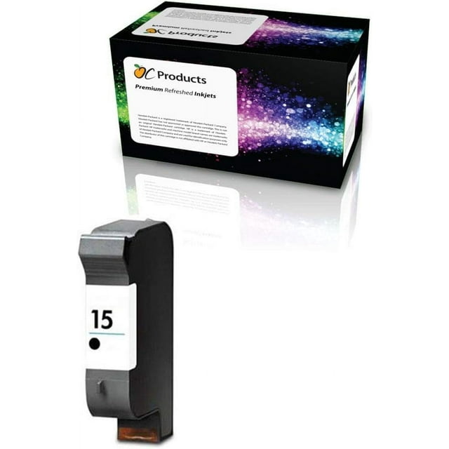 Remanufactured Compatible Ink Cartridge for HP 15 or for Deskjet 3810 ...
