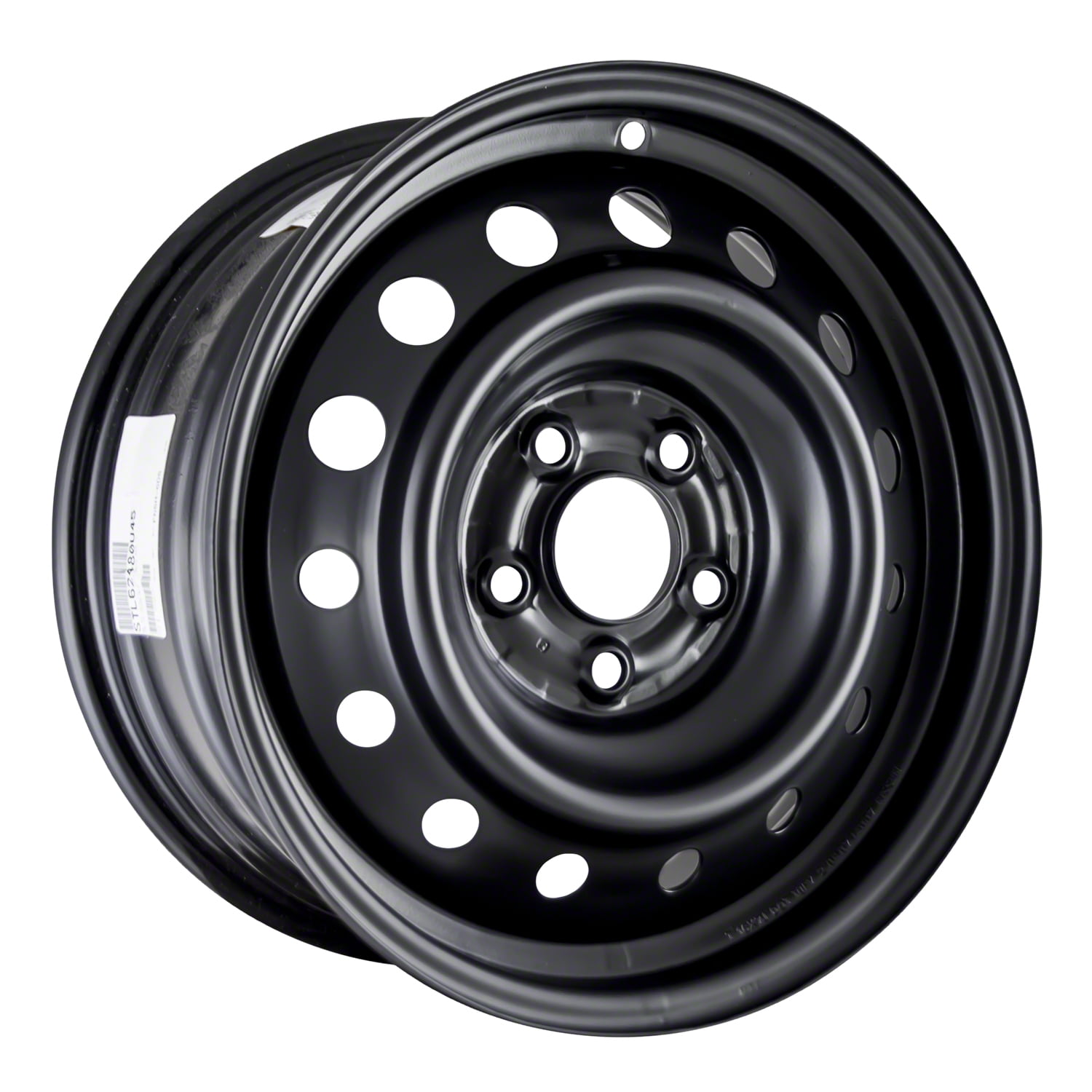 Remanufactured Painted Black Steel Wheel 16 x 7 40300JA007 fits 2007 ...