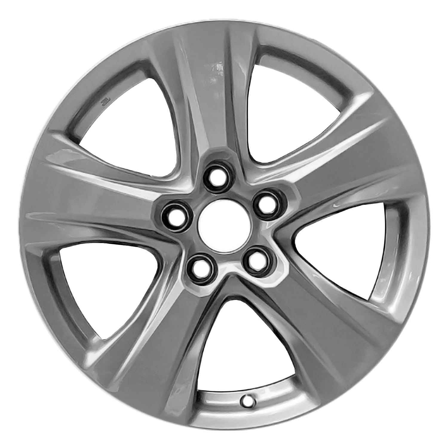 Remanufactured Painted Medium Silver Metallic Aluminum Wheel 17 x 7 ...