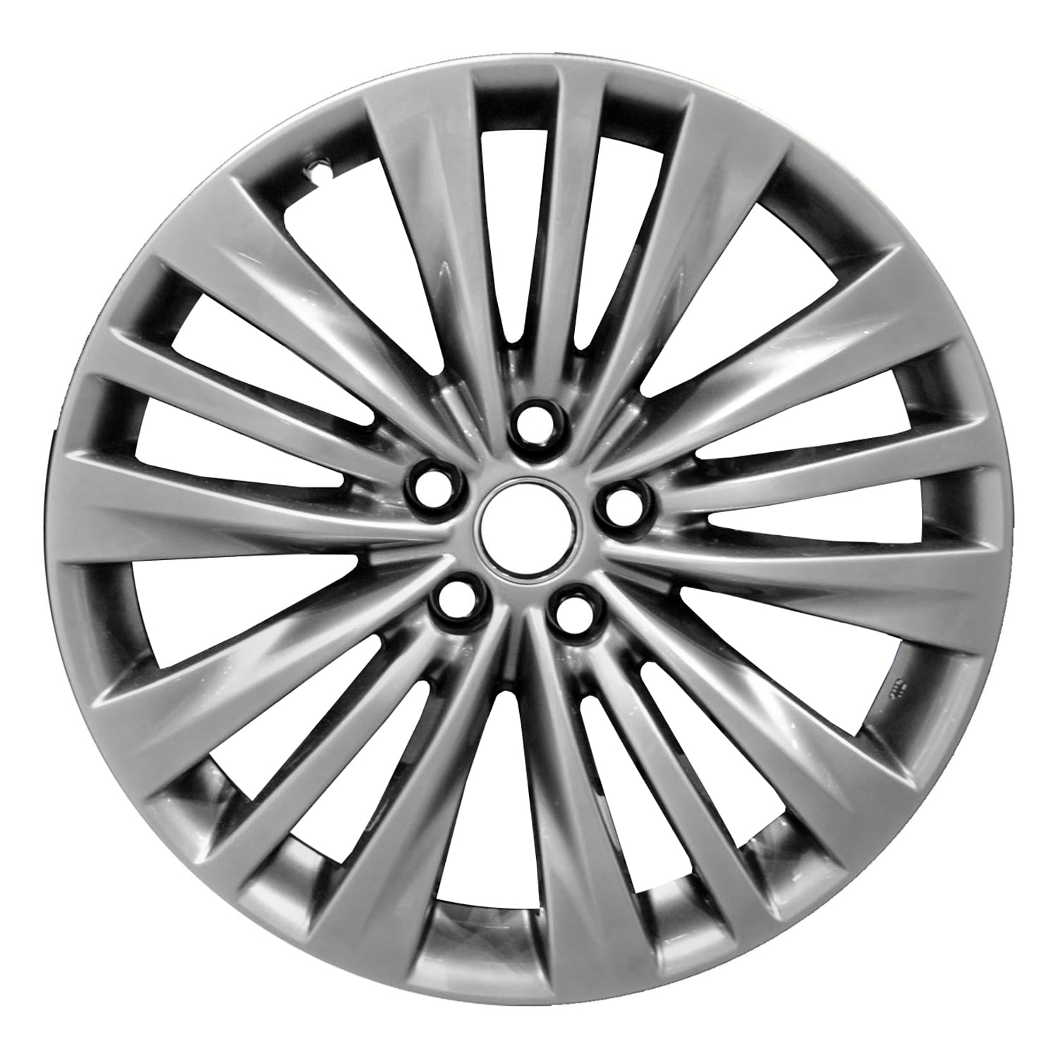 Remanufactured Painted Medium Silver Metallic Aluminum Wheel 20 x 8 ...