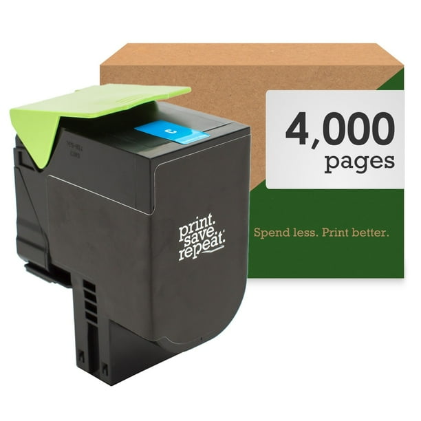 Print.Save.Repeat. Lexmark 701XC Cyan Extra High Yield Toner Cartridge ...