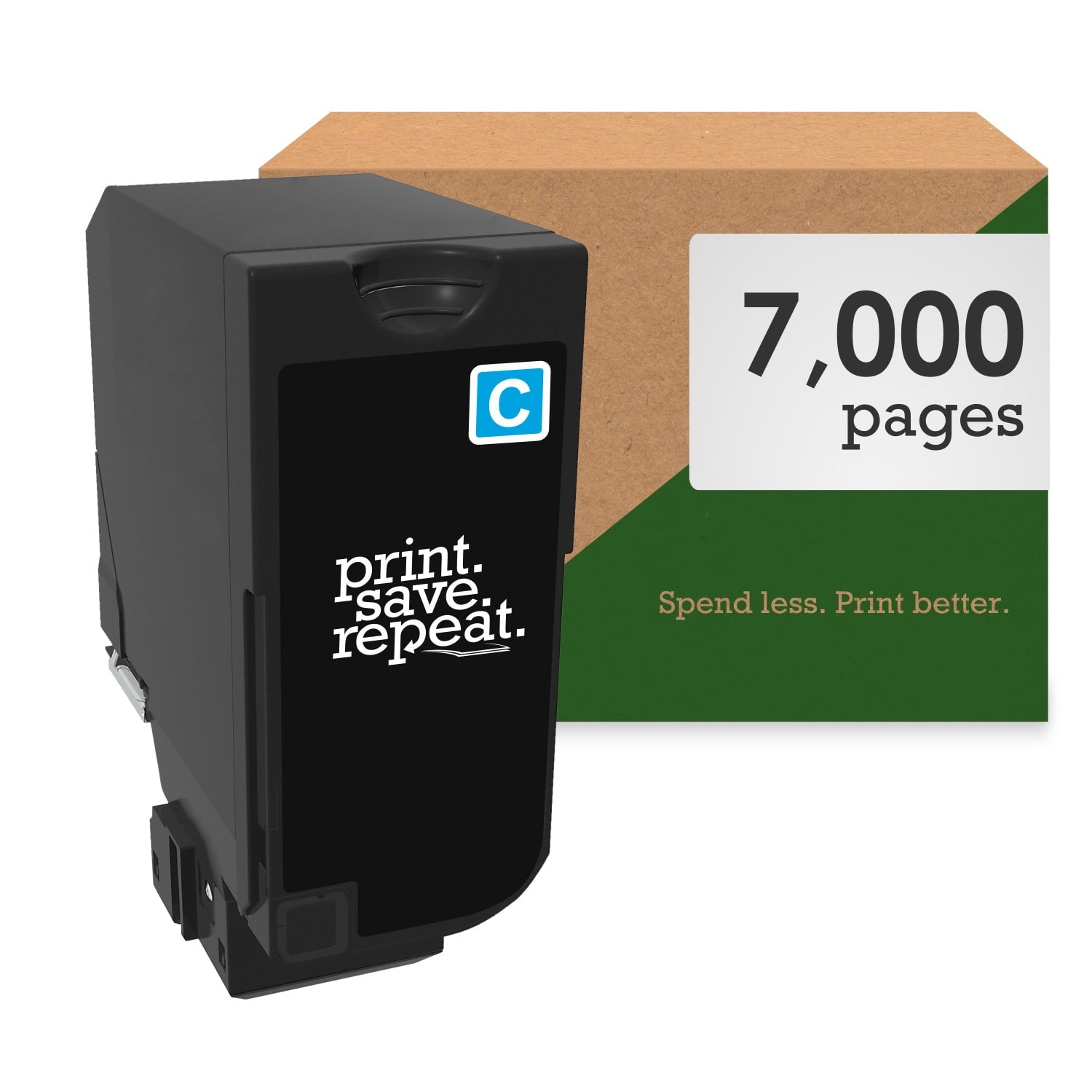 Print.Save.Repeat. Lexmark 74C1SC0 Cyan Toner Cartridge for CS720 ...