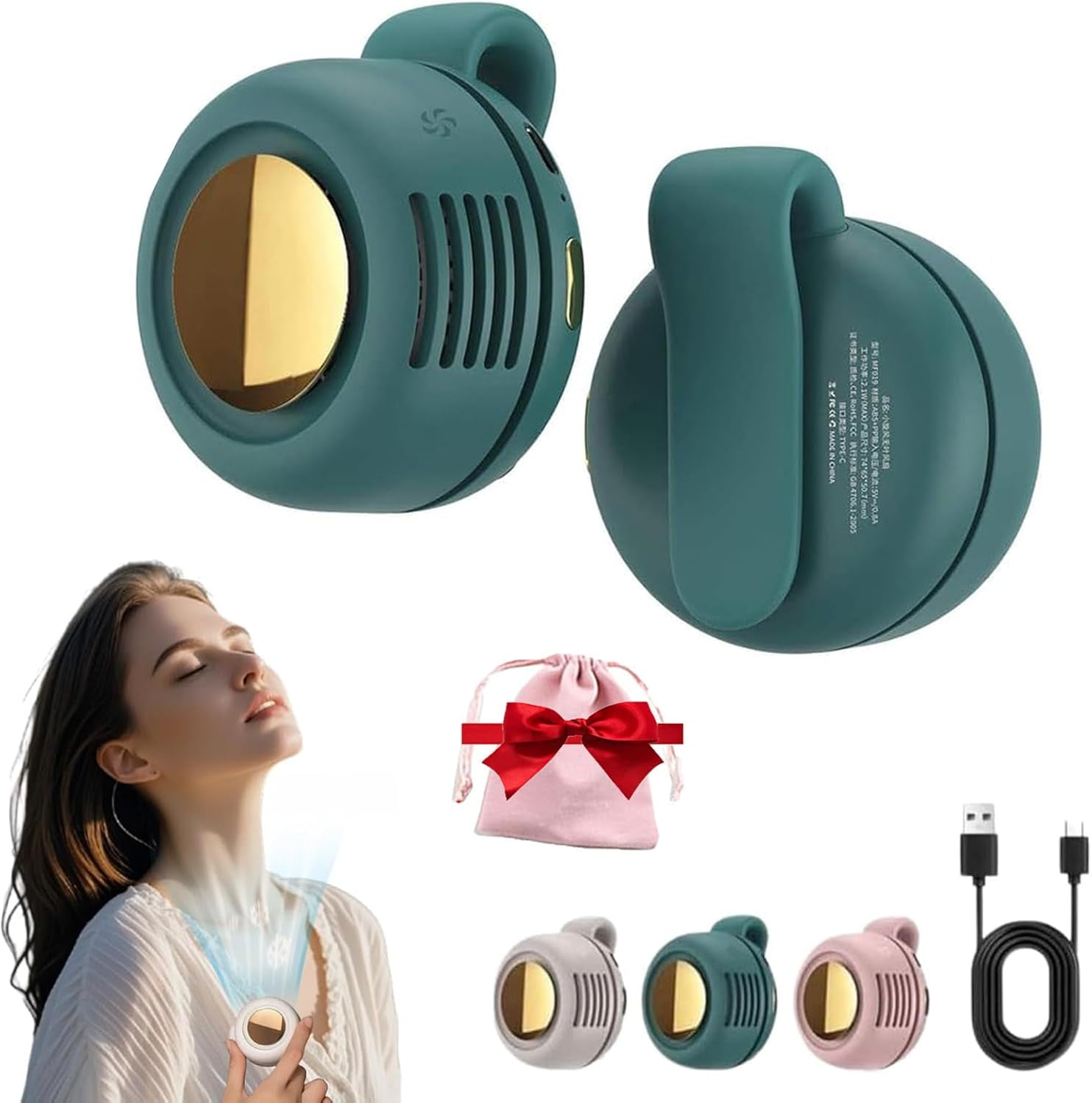 Remarkable Goodz Clip on Fan, Loraindee Portable Silent Mini Bladeless ...