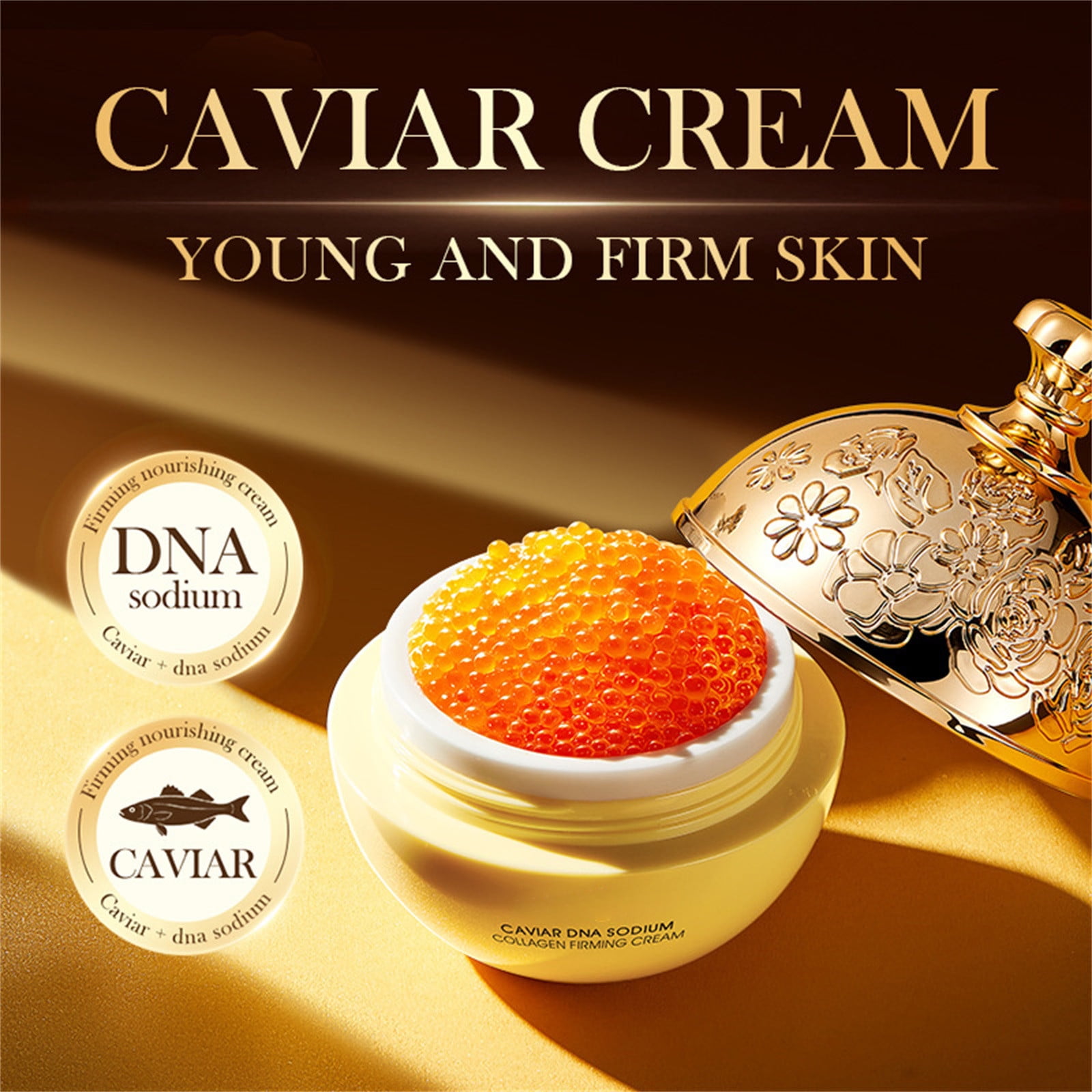 Remarkable effect Caviar DNA Sodium Collagen Firming Cream Moisturizing ...