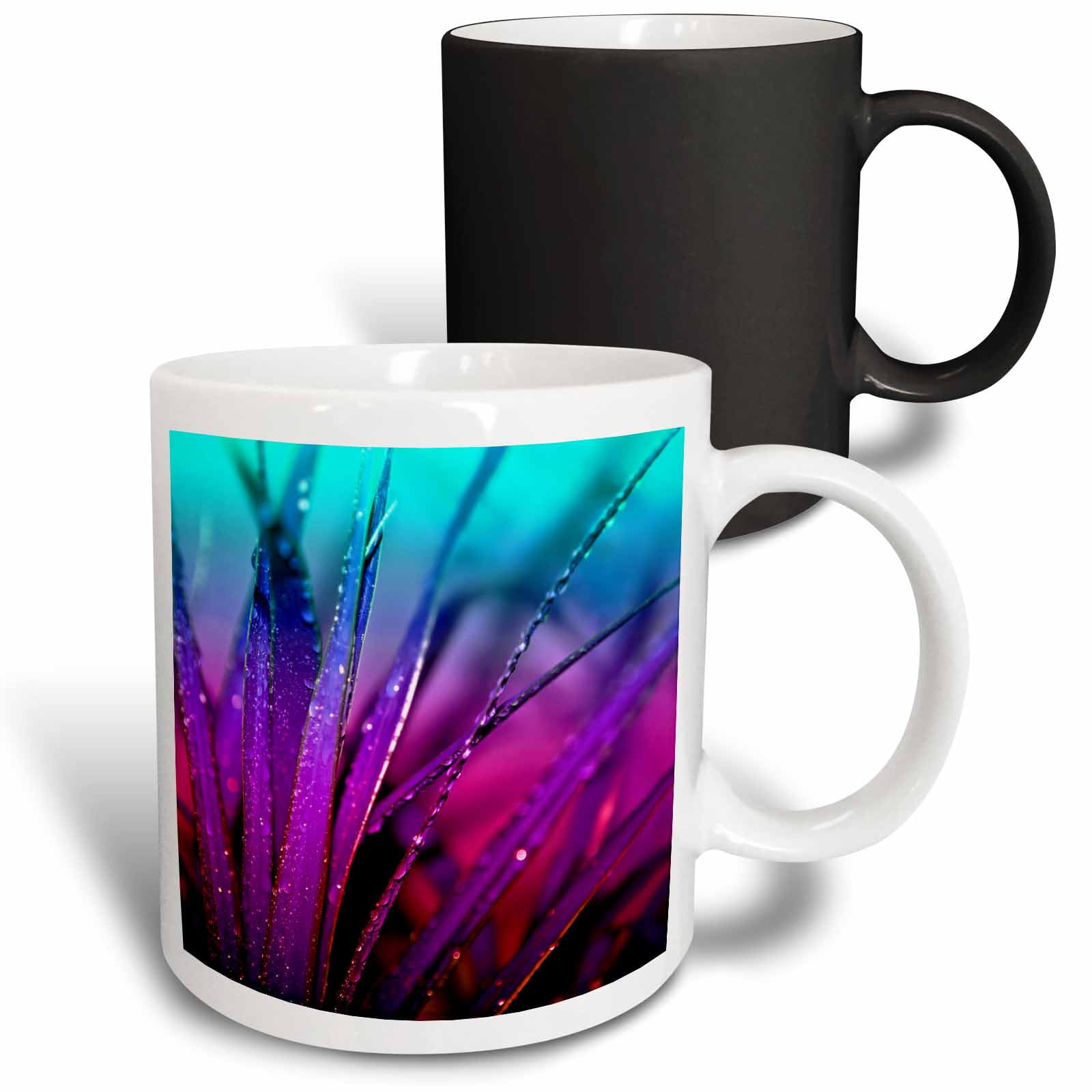 3drose, Remastered Photograph of Strands of Leaves in Beautiful Aquas ...