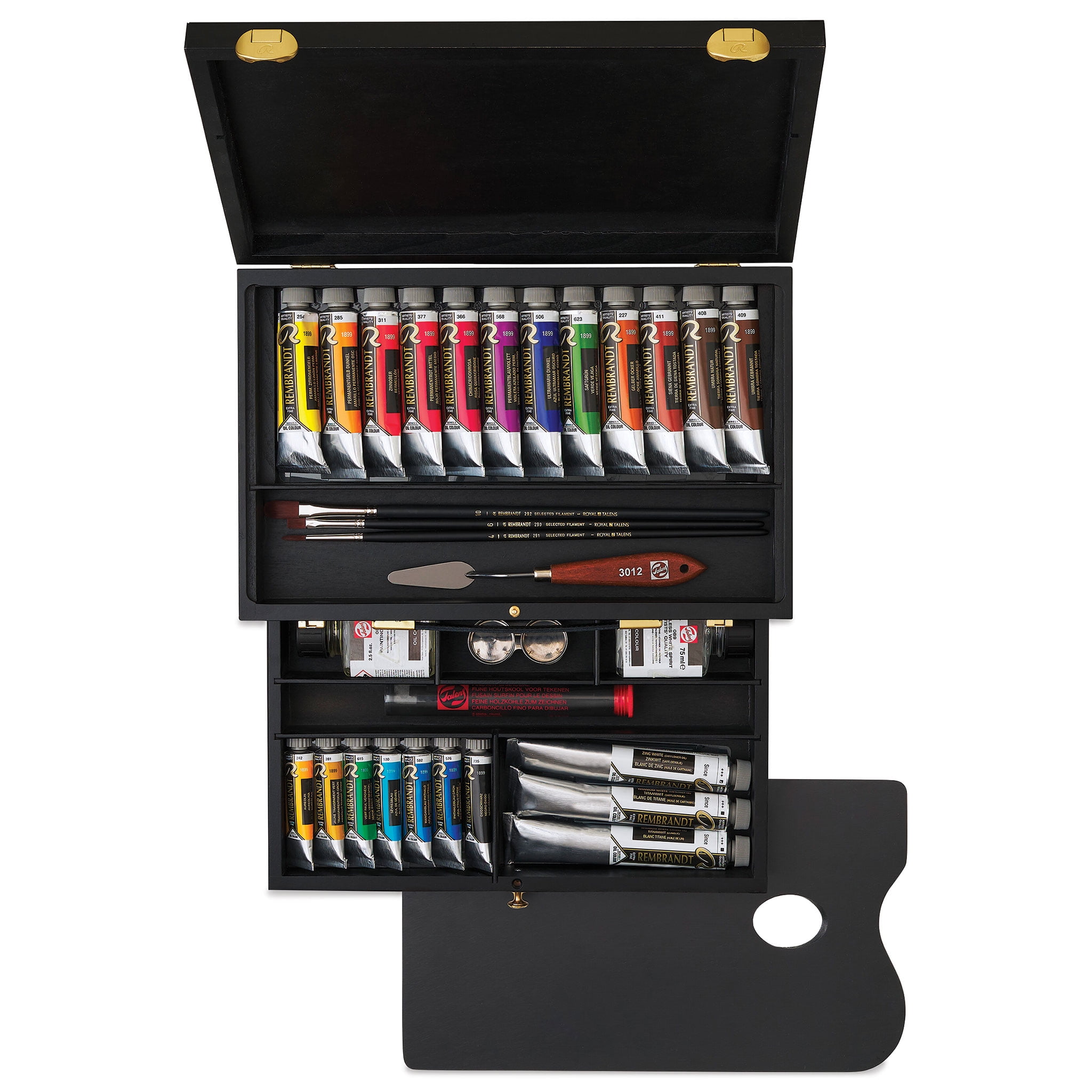 Rembrandt Artists' Oil Paints - Luxury Wooden Box Set - Walmart.com