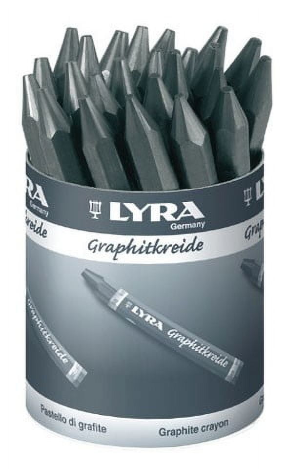 Lyra Rembrandt Non Water Soluble Graphite Crayons, Set of 24, School ...