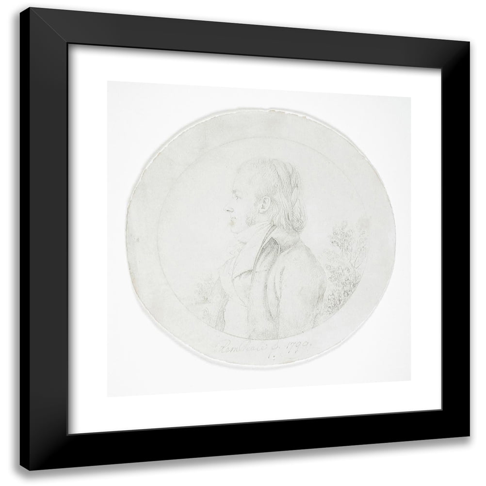 Rembrandt Peale 15x15 Black Modern Framed Museum Art Print Titled ...