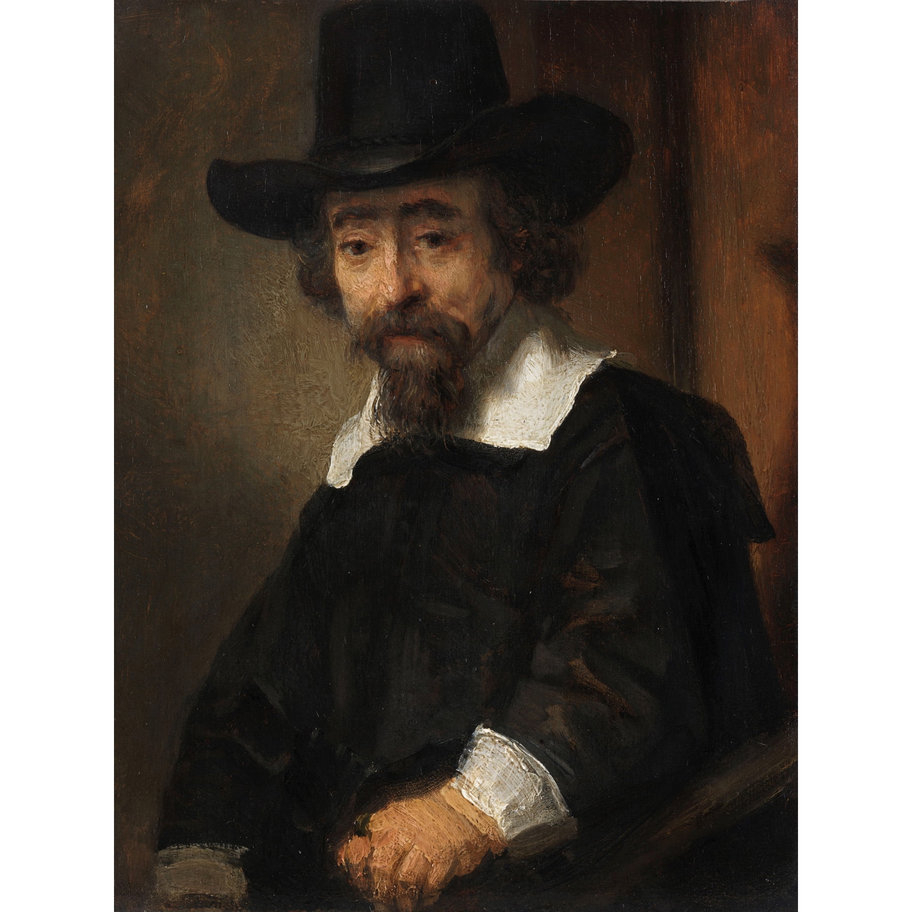 Rembrandt Portrait Ephraim Bueno Painting Extra Large XL Wall Art Poster Print - Walmart.com