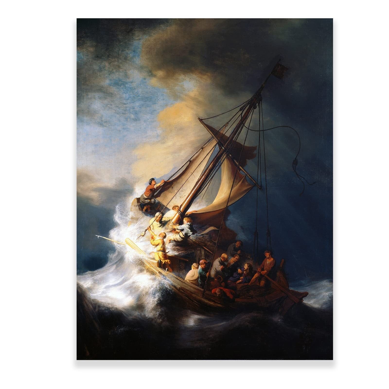 Rembrandt Poster Prints - Christ in The Storm On The Sea Galilee Wall ...
