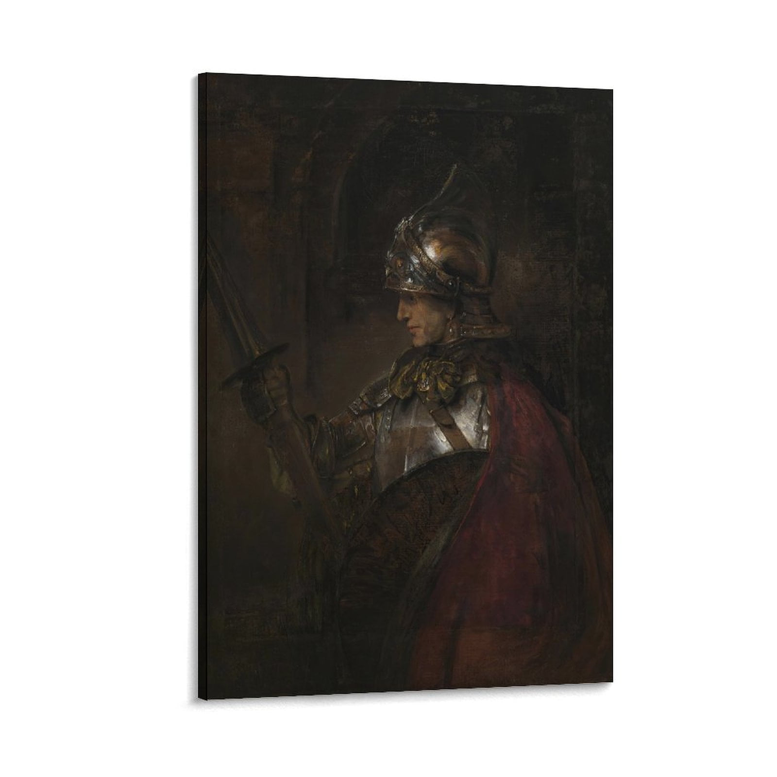 Rembrandt Van Rijn Poster A Man in Armour Posters Art Print Wall Photo ...