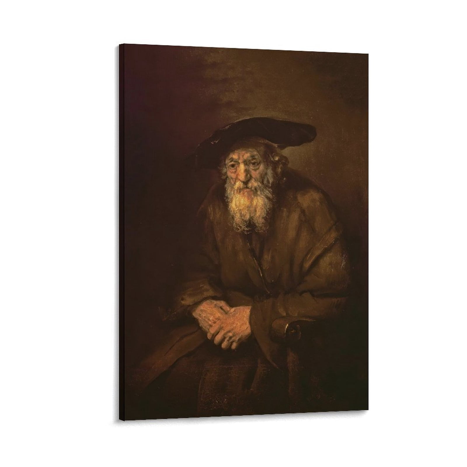 Rembrandt Van Rijn Poster Portrait of An Old Man Wall Art Picture ...