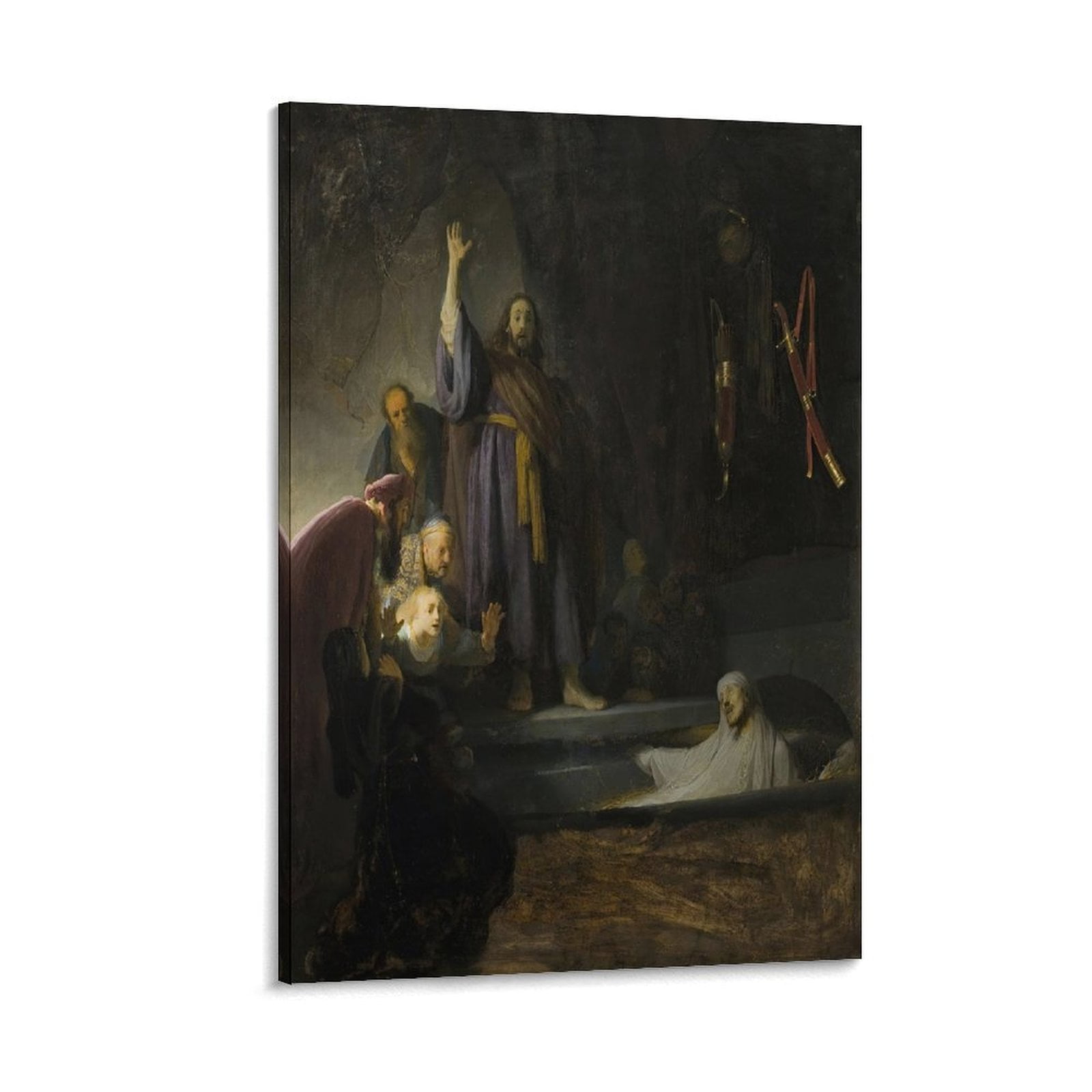Rembrandt Van Rijn Poster The Raising of The Dead Canvas Poster Wall ...
