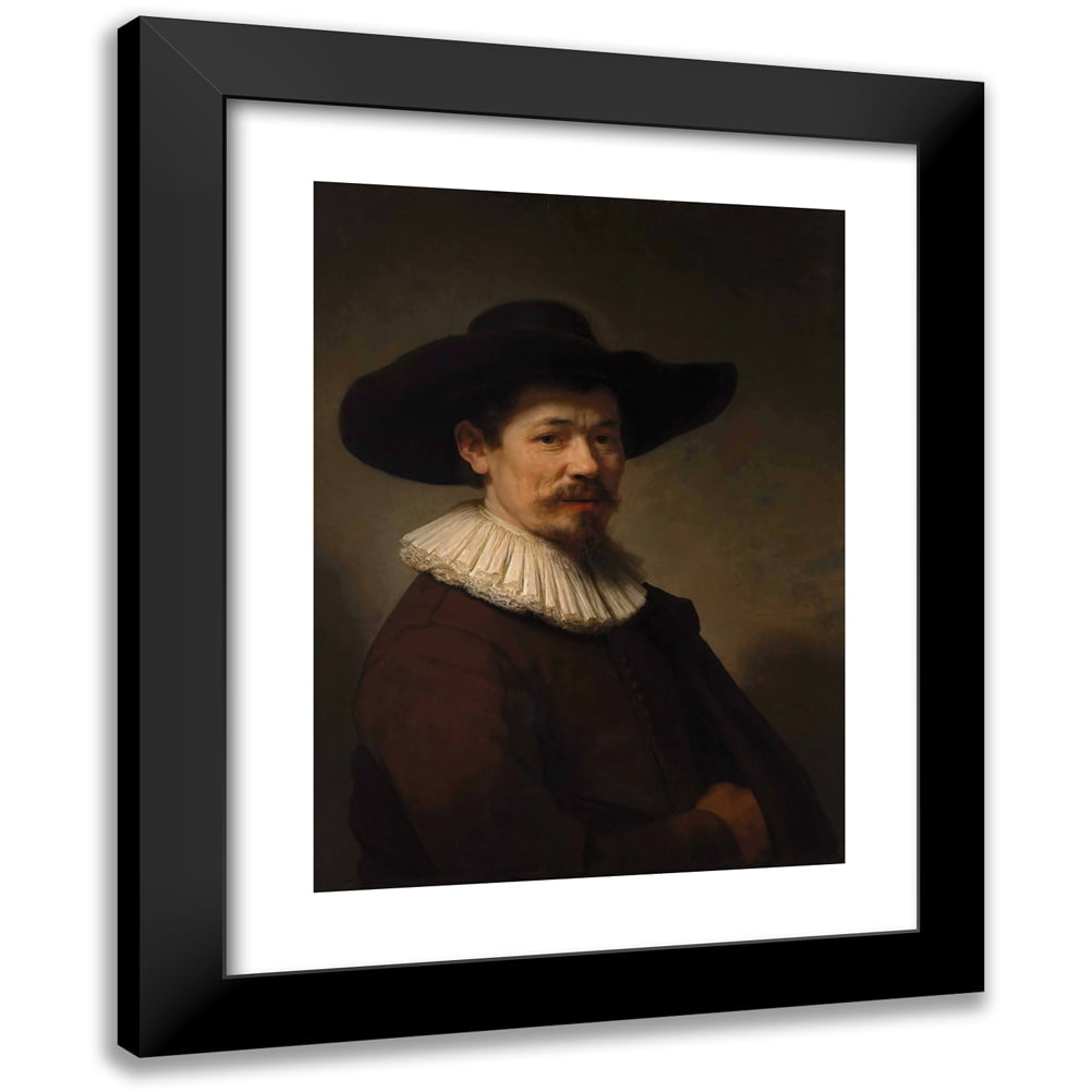 Rembrandt van Rijn 11x14 Black Modern Framed Museum Art Print Titled ...
