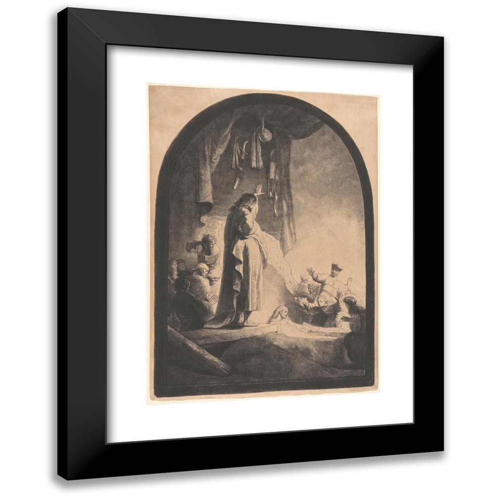 Rembrandt van Rijn 11x14 Black Modern Framed Museum Art Print Titled ...
