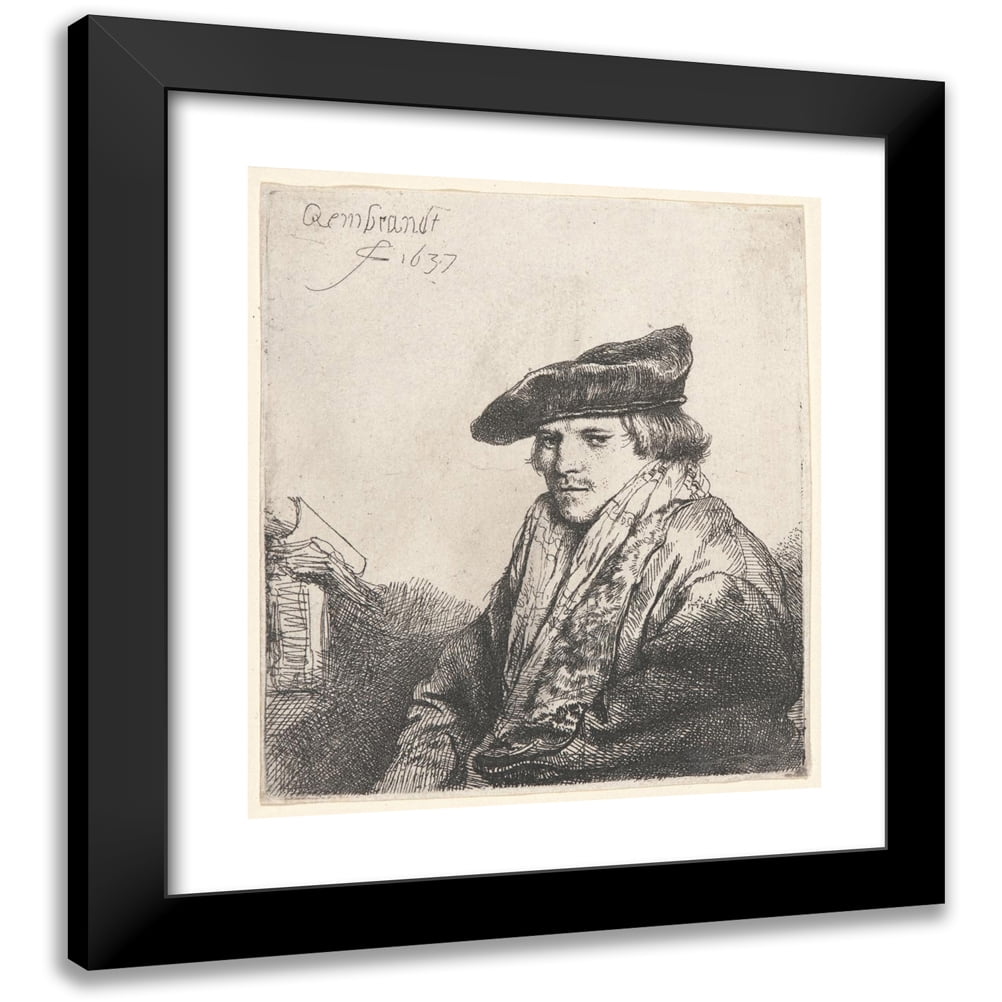 Rembrandt van Rijn 15x17 Black Modern Framed Museum Art Print Titled ...