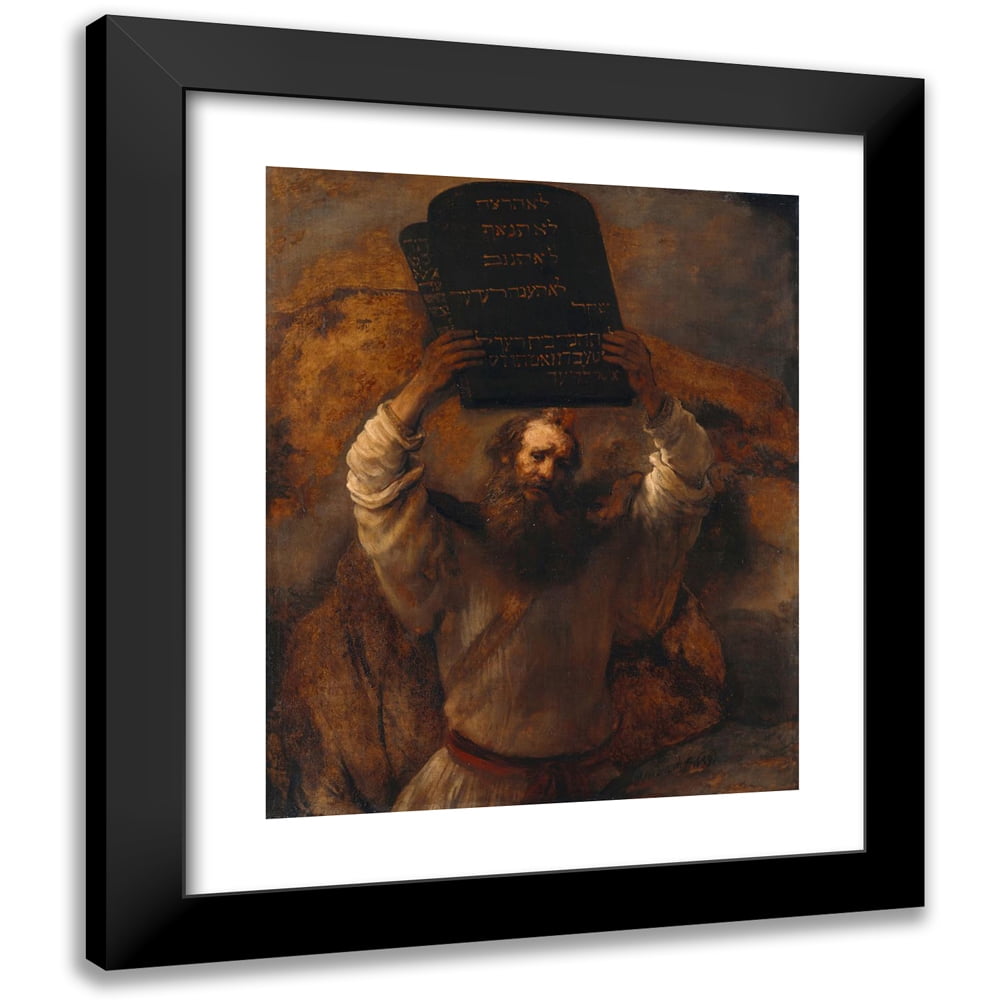 Rembrandt van Rijn 15x18 Black Modern Framed Museum Art Print Titled ...