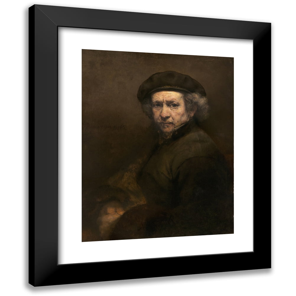 Rembrandt van Rijn 15x18 Black Modern Framed Museum Art Print Titled ...