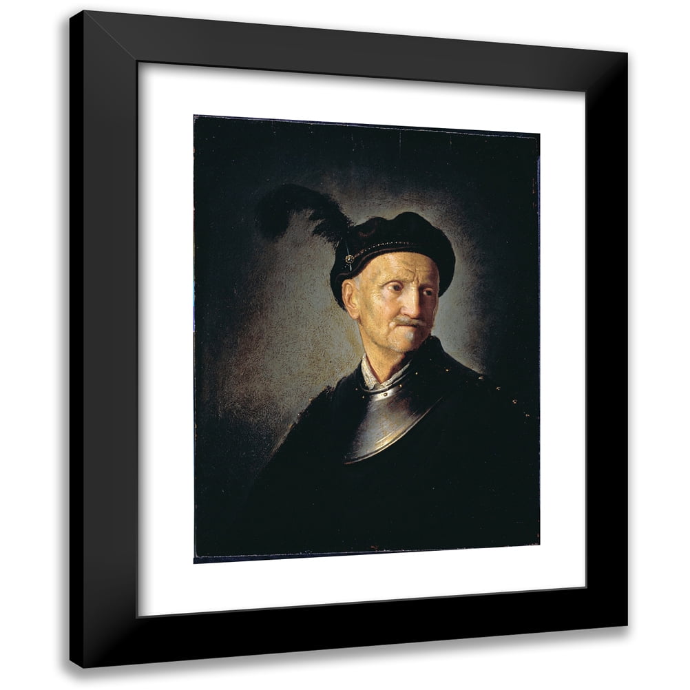 Rembrandt van Rijn 19x24 Black Modern Framed Museum Art Print Titled ...