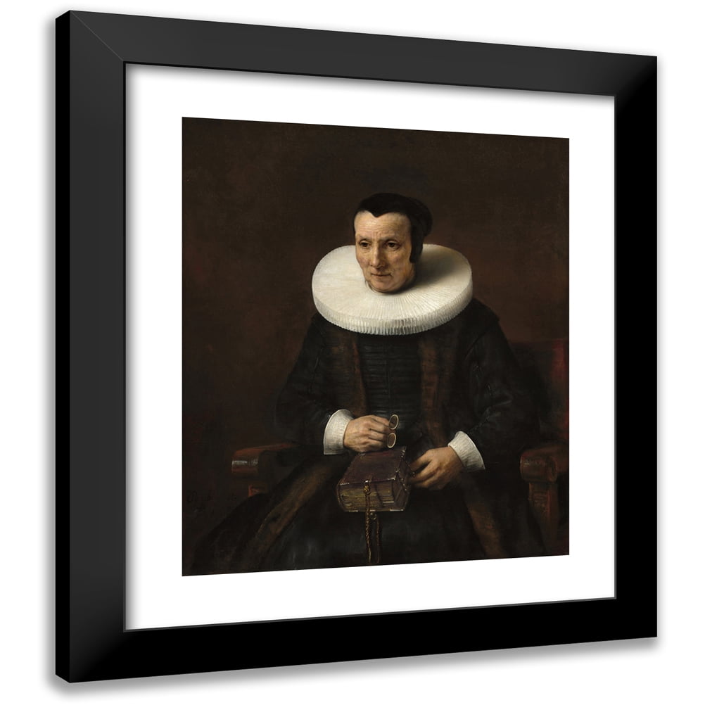 Rembrandt van Rijn 20x23 Black Modern Framed Museum Art Print Titled ...