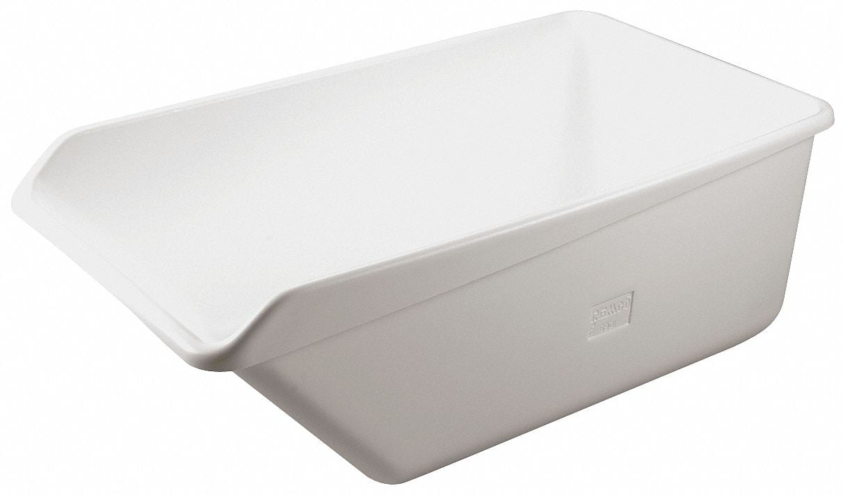 Remco Hopper Tub,White,Polyethylene 69015 - Walmart.com