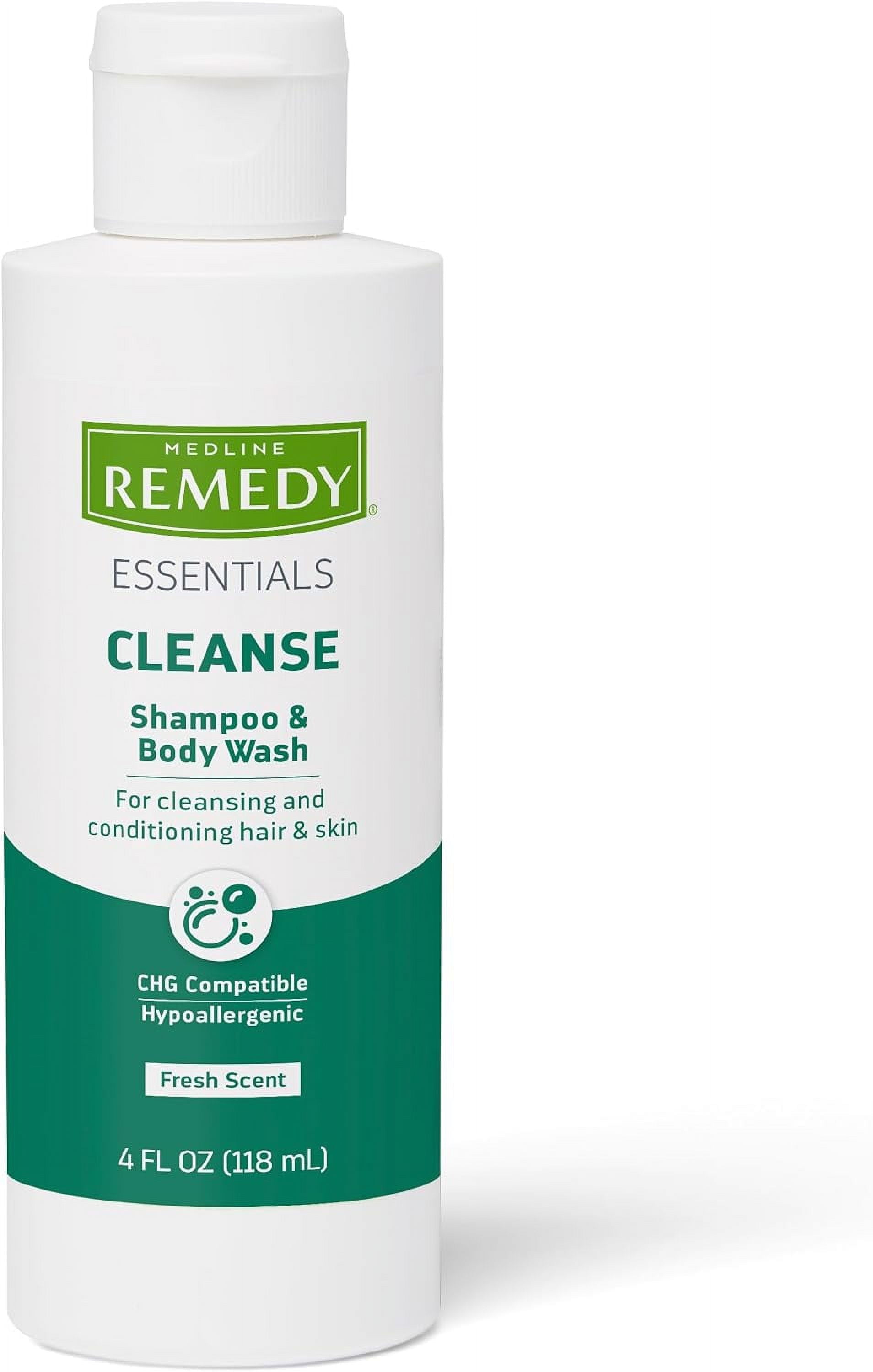 Medline Remedy Basics Shampoo, Body Wash Gel, Gentle, pH-Balanced, 118. ...