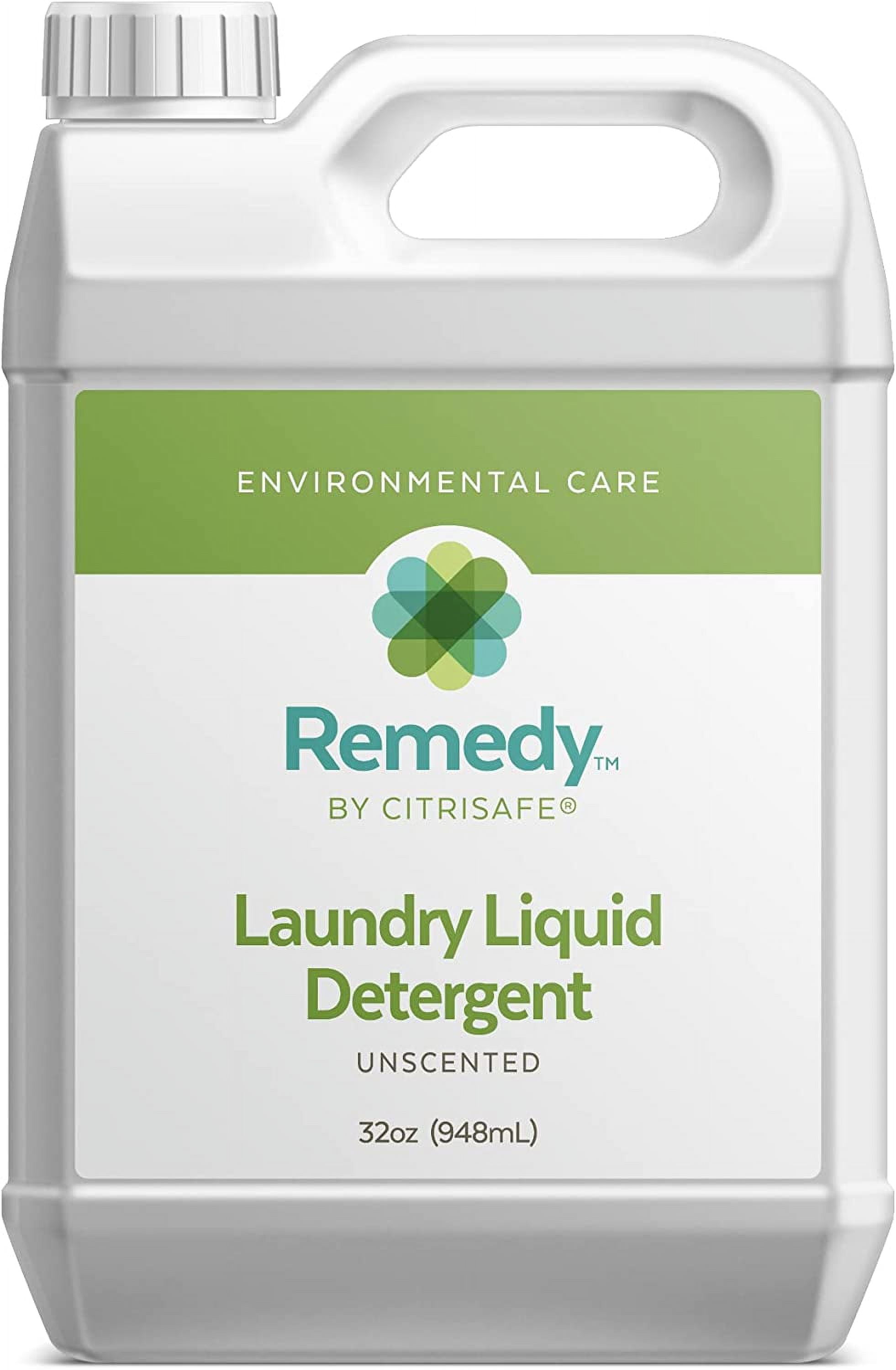 Remedy Laundry Liquid Detergent - Environmentally-Friendly Concentrated ...