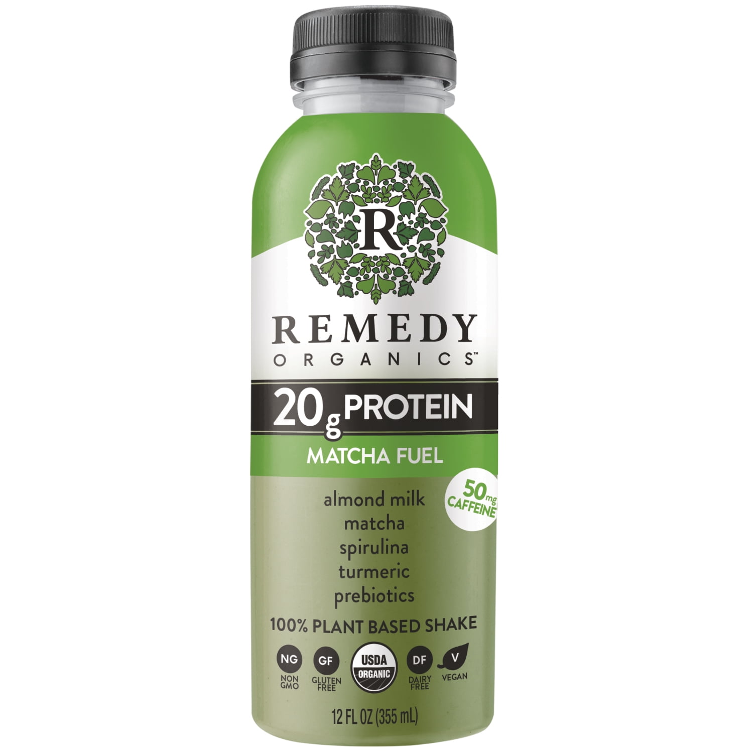 Remedy Organics Matcha Fuel Nutritional Wellness Shake 12 fl oz ...