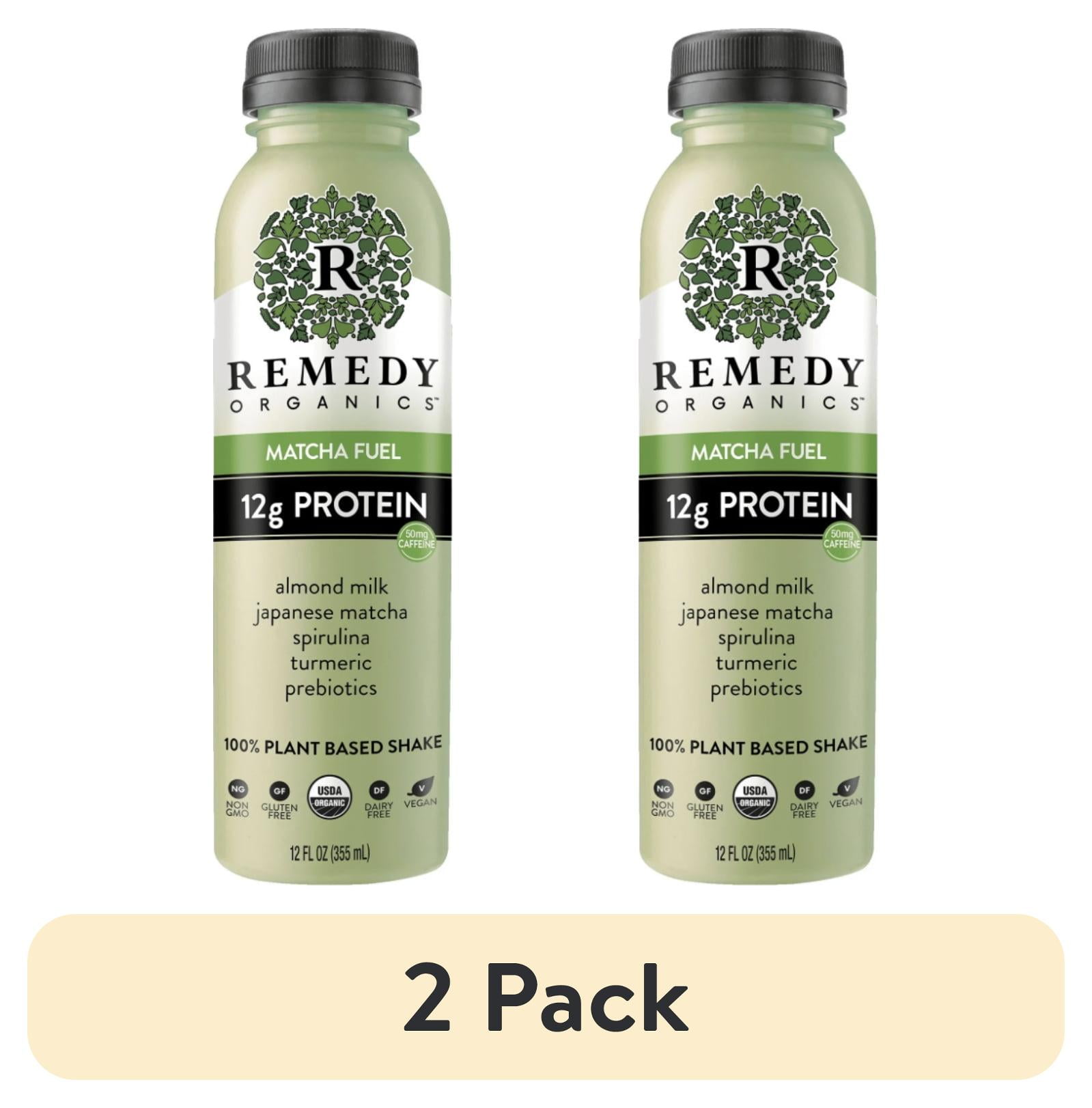 (2 pack) Remedy Organics Plant Based Matcha Fuel Nutritional Instant ...