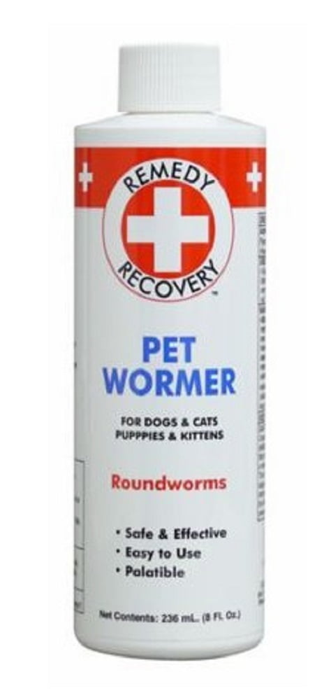 Remedy+Recovery 43608 Dogs & Cats Dewormer 8oz Liquid for Removal of ...